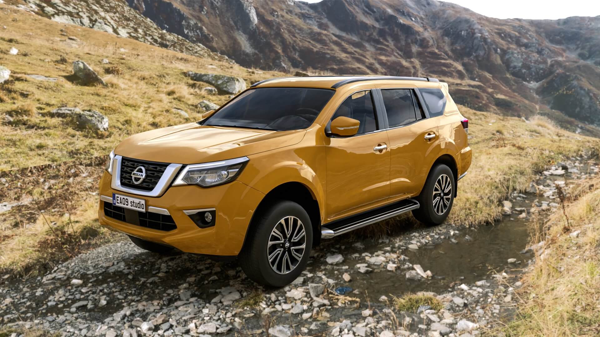2020 Nissan Terra - 3D Model by EA09studio