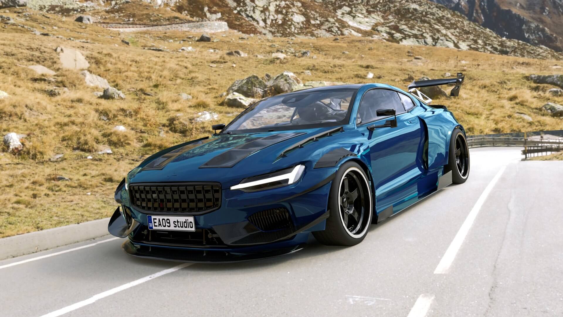 2021 Polestar 1 NFS - 3D Model by EA09studio