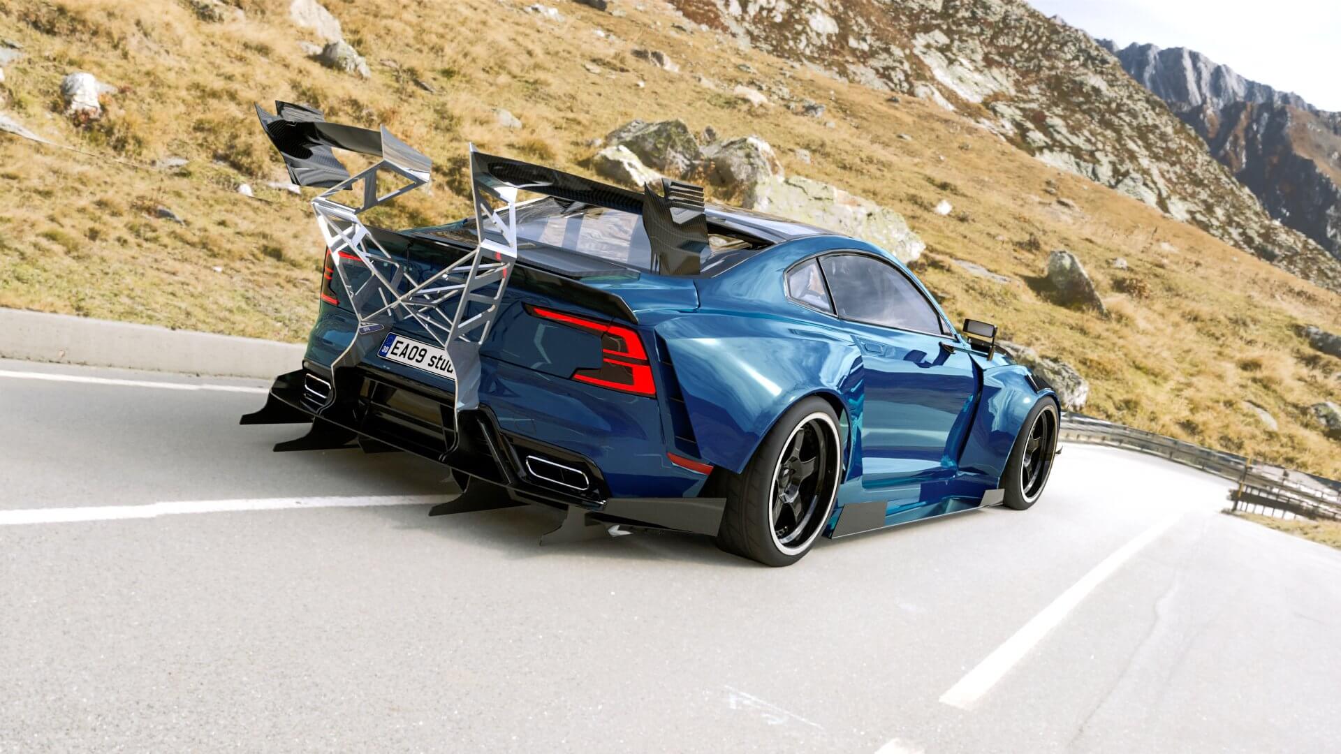 2021 Polestar 1 NFS - 3D Model by EA09studio