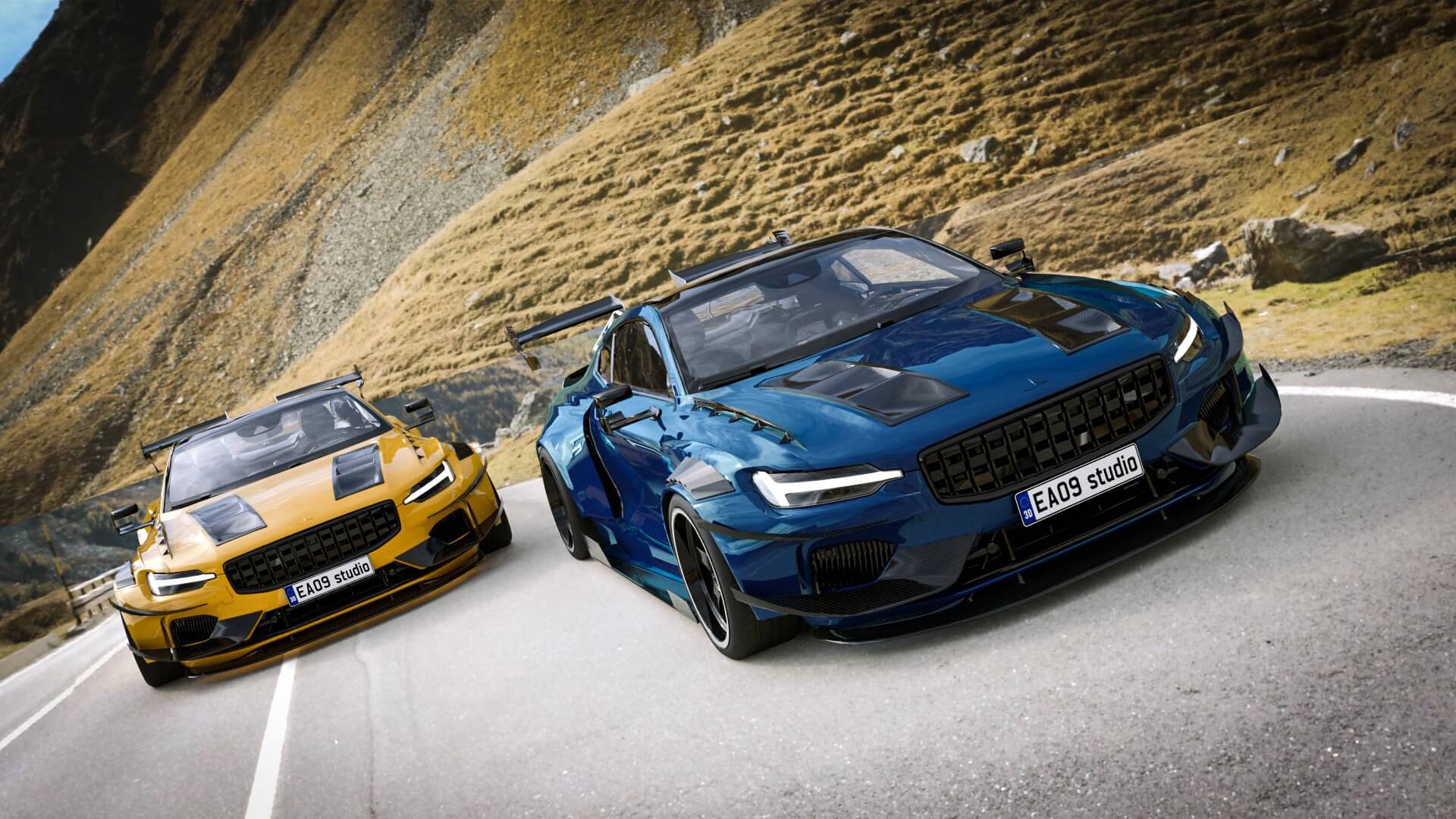 2021 Polestar 1 NFS - 3D Model by EA09studio