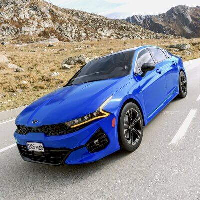 2021 Kia K5 GT Line - 3D Model by EA09studio