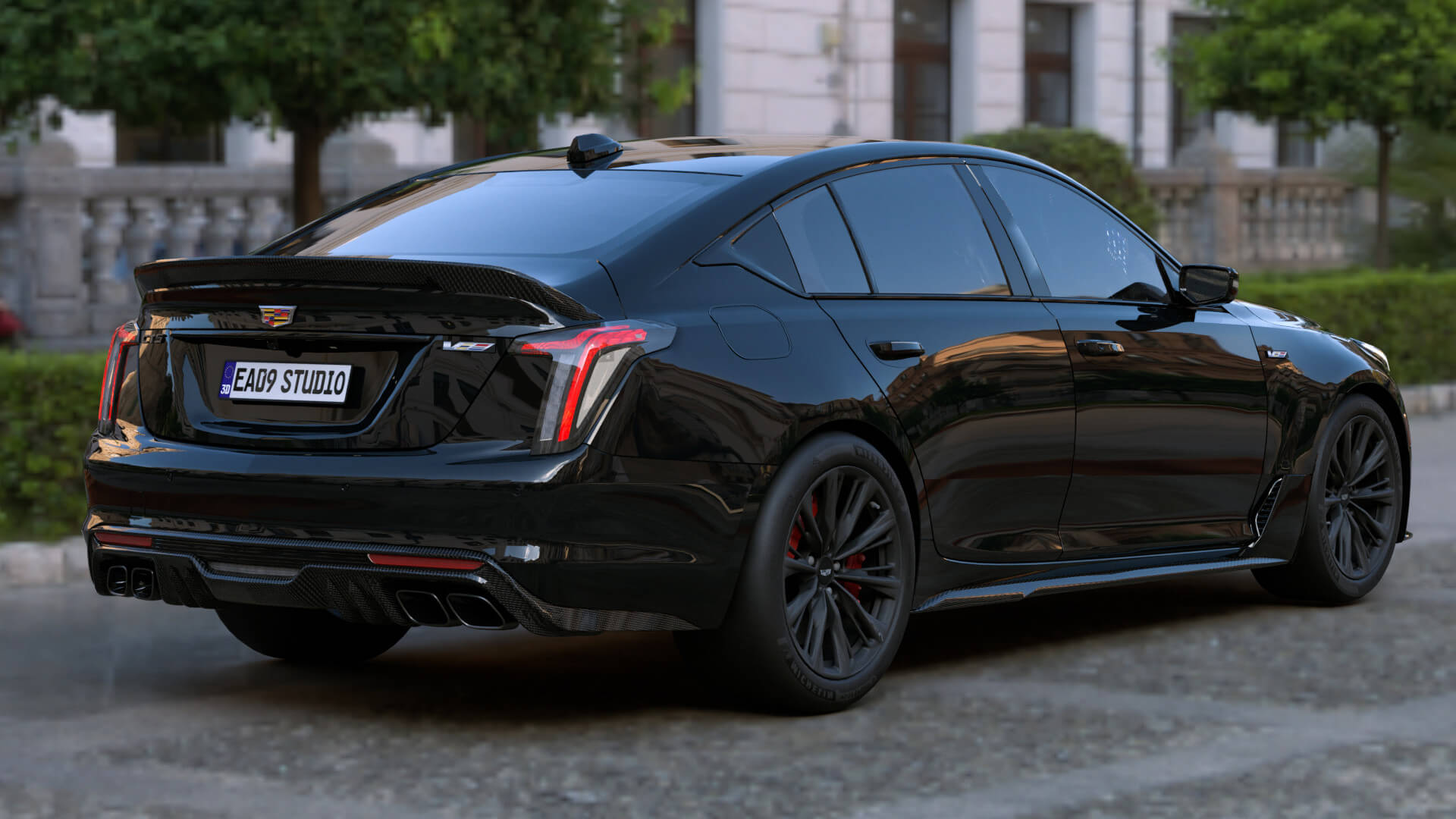 2022 Cadillac CT5-V Blackwing 3D Model by EA09studio