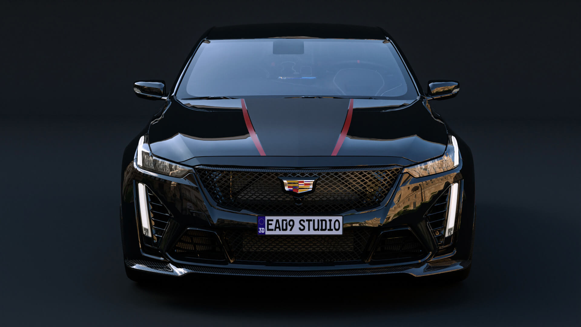 2022 Cadillac CT5-V Blackwing 3D Model by EA09studio