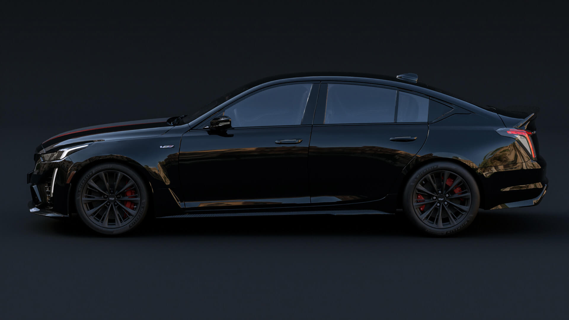 2022 Cadillac CT5-V Blackwing 3D Model by EA09studio