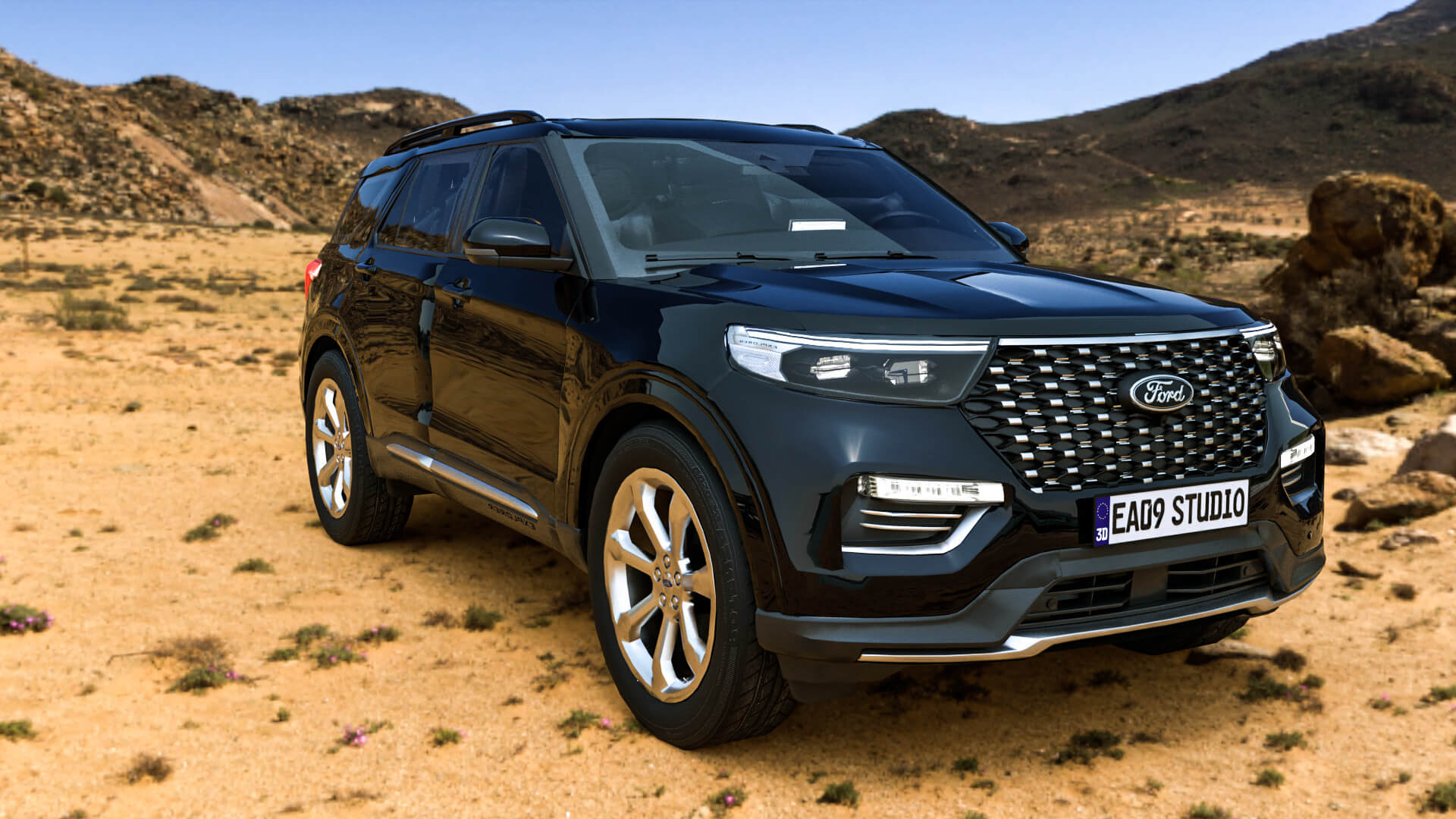 2022 Changan Ford Explorer - 3D Model by EA09studio