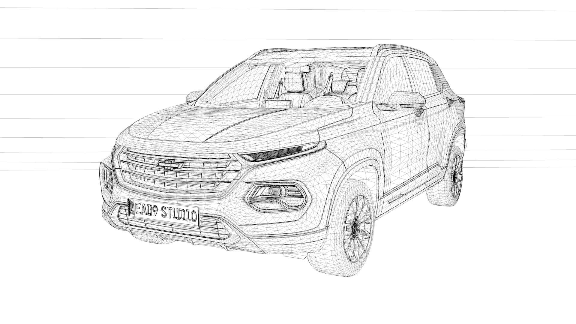 2022 Chevrolet Groove - 3D Model by EA09studio