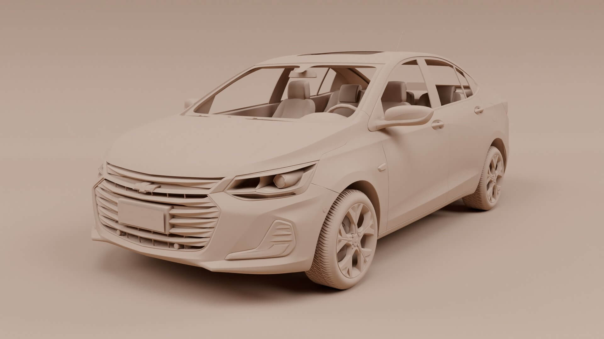 2022 Chevrolet Onix Turbo Premier - 3D Model by EA09studio