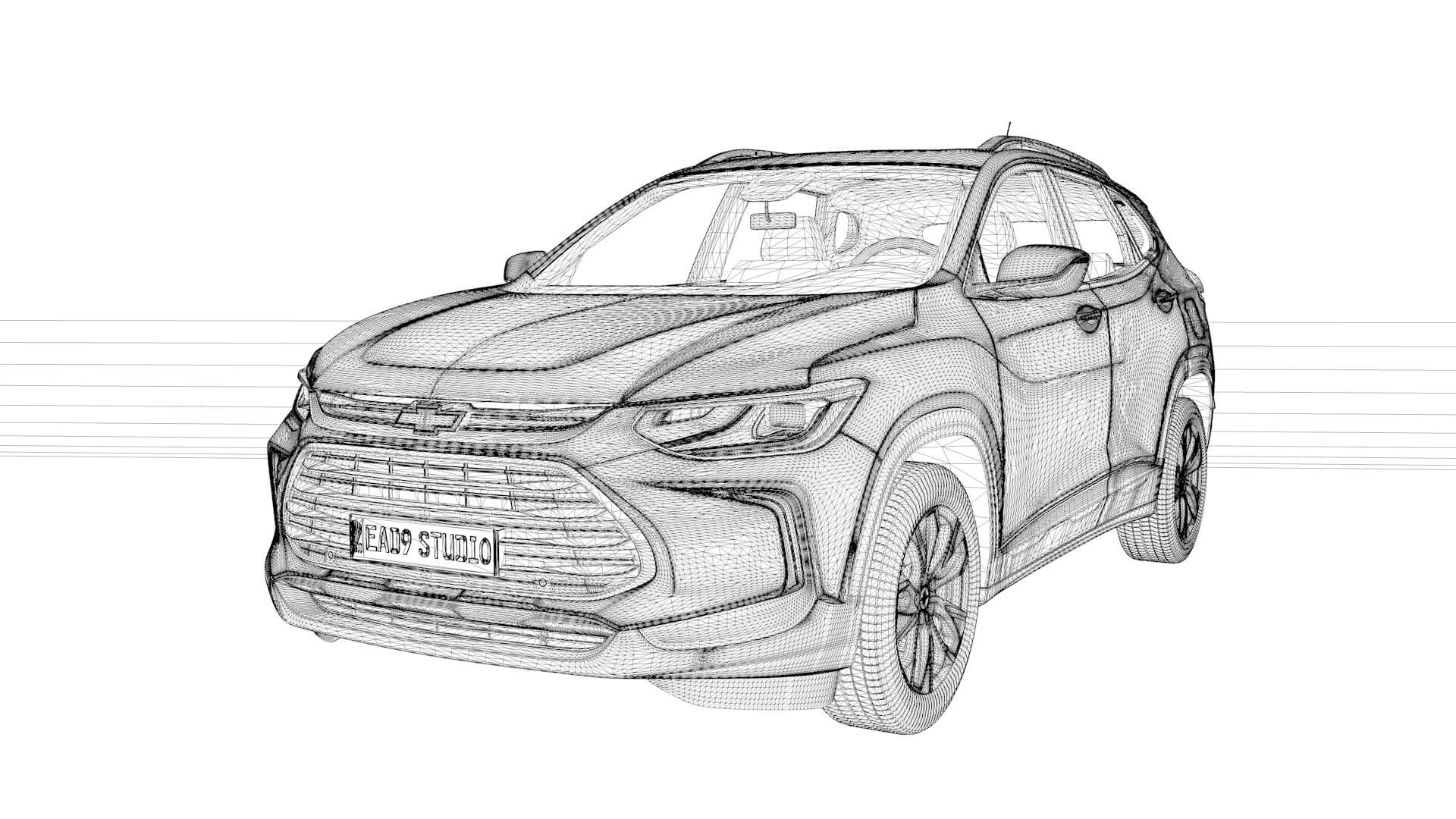 2022 Chevrolet Tracker LT Redline - 3D Model by EA09studio