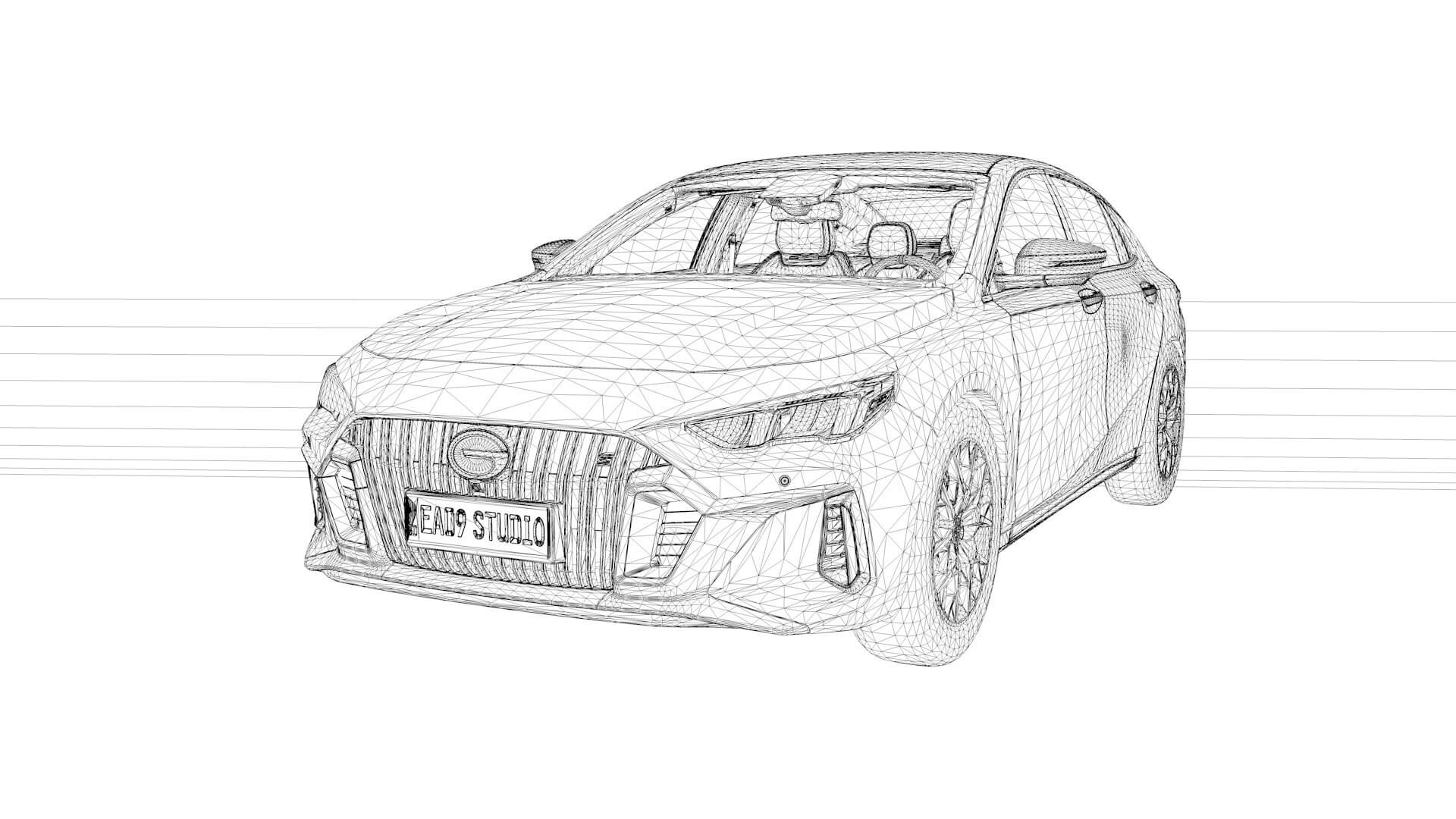 2022 GAC Trumpchi EMPOW - 3D Model by EA09studio