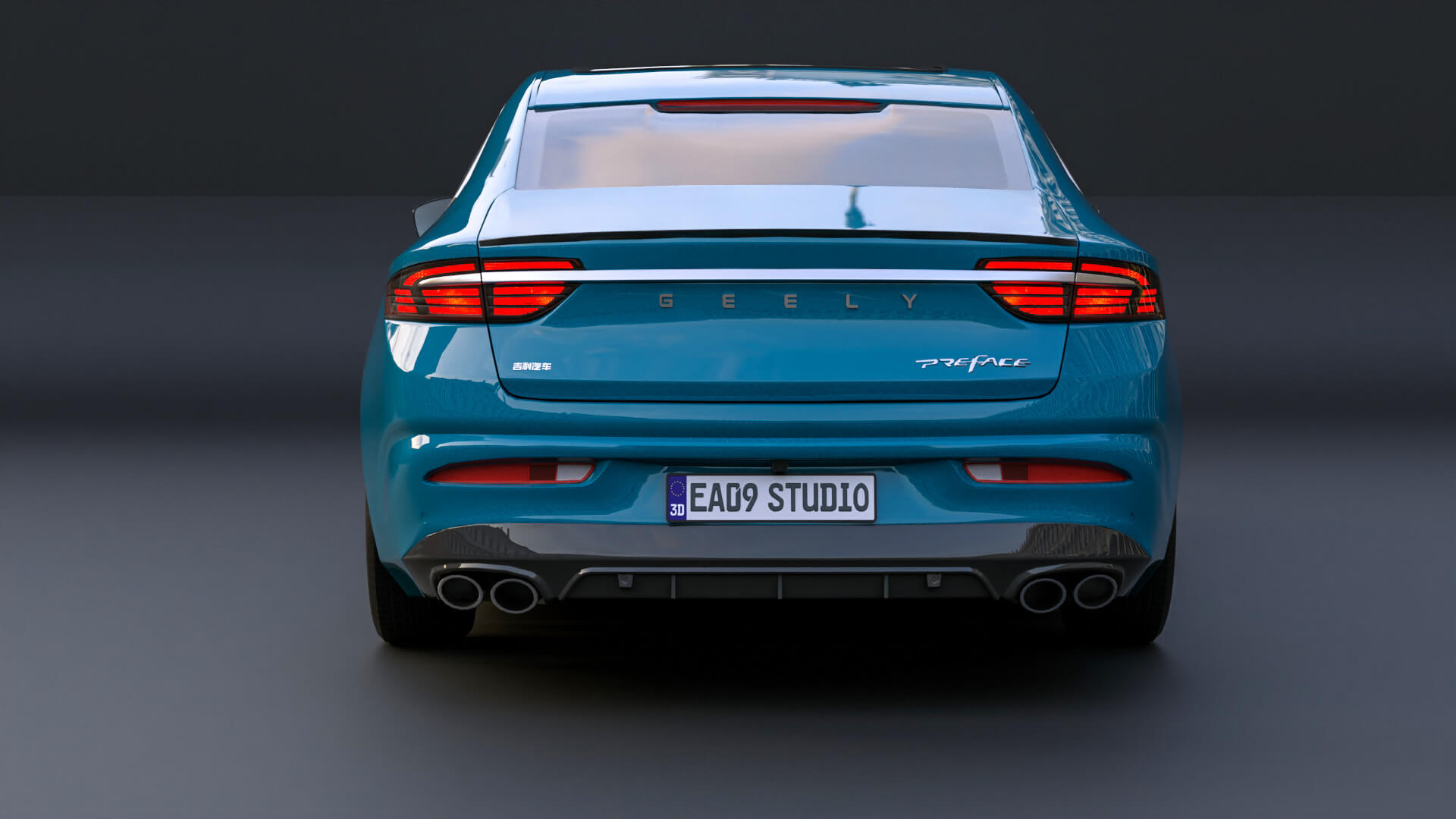 2022 Geely Preface - 3D Model by EA09studio