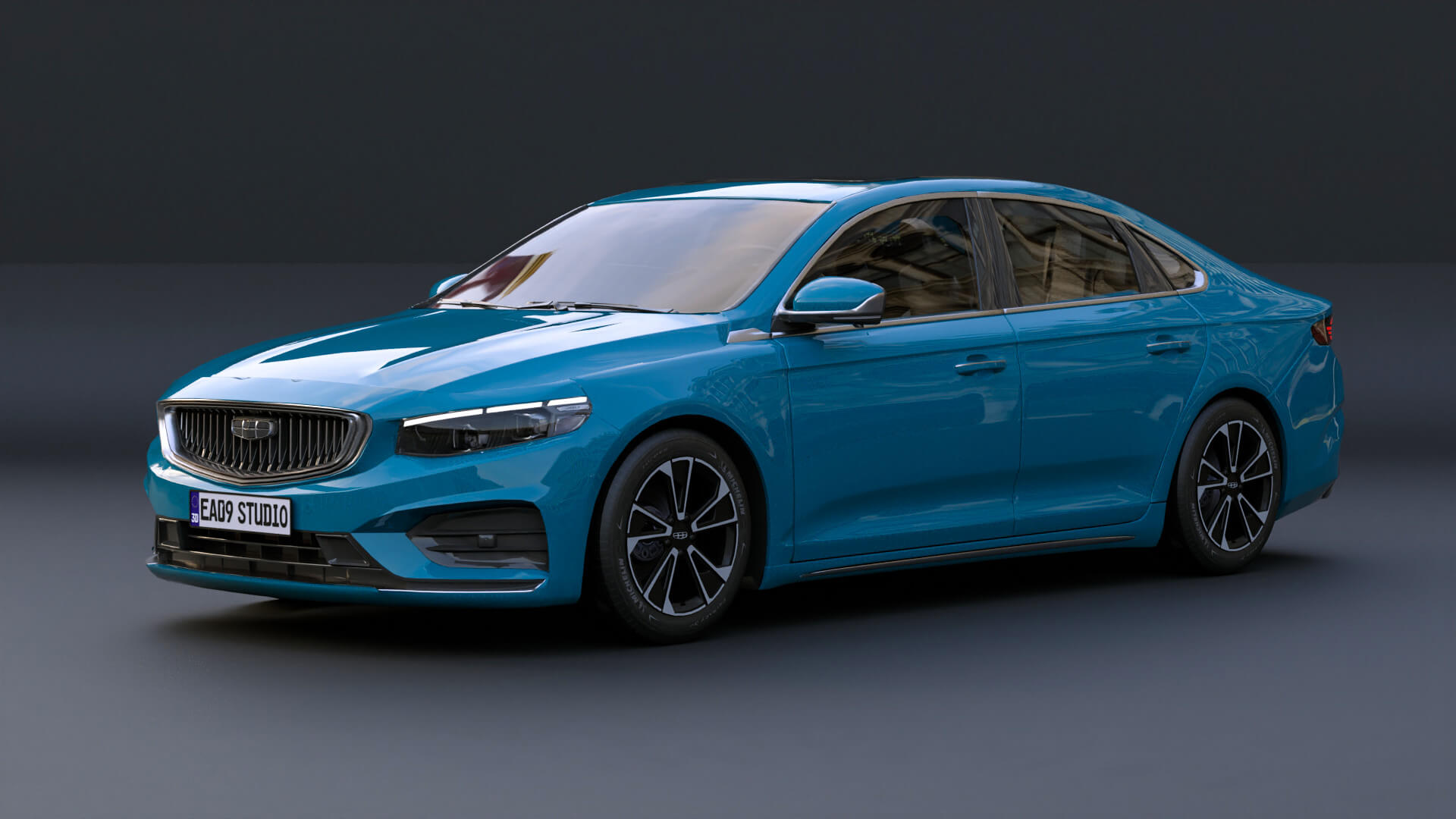 2022 Geely Preface - 3D Model by EA09studio