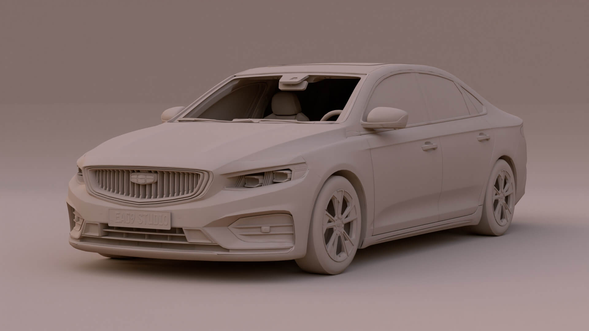 2022 Geely Preface - 3D Model by EA09studio