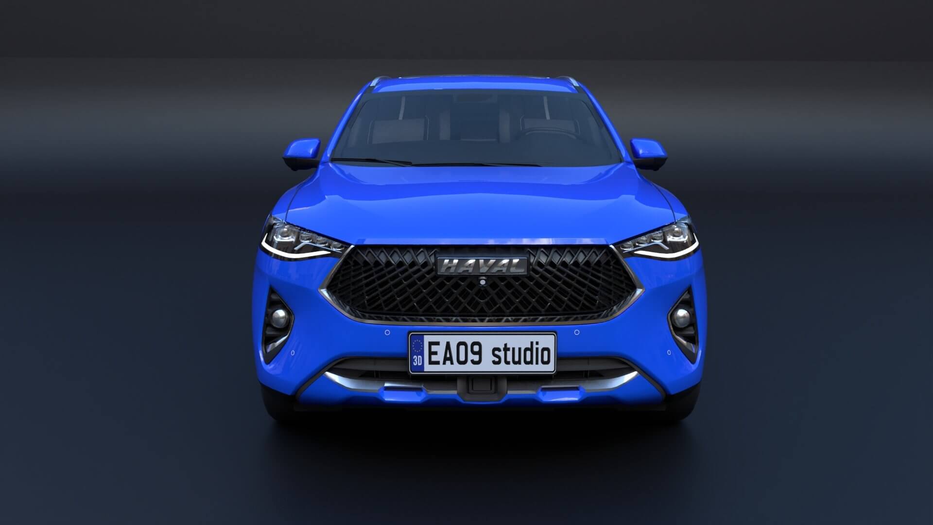 2022 Haval F7 - 3D Model by EA09studio