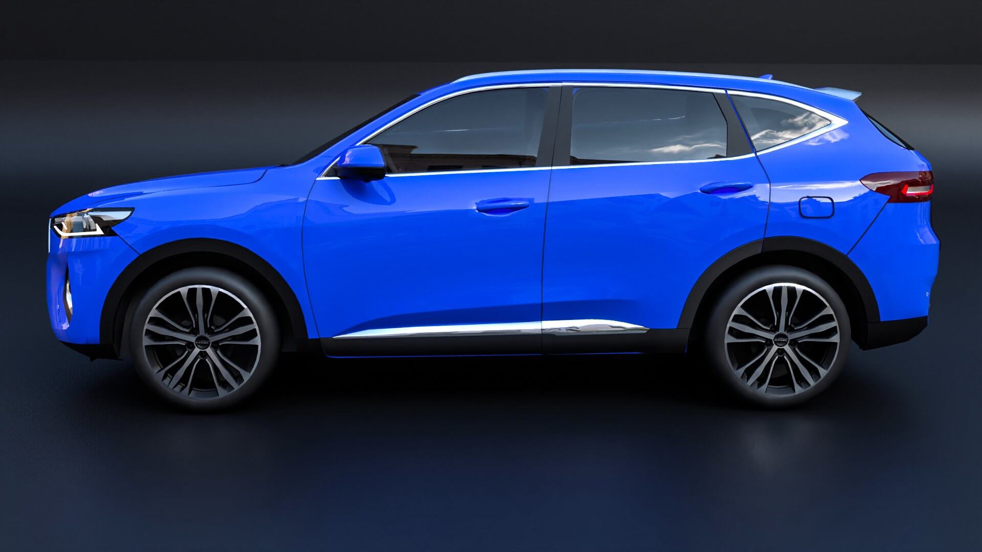 2022 Haval F7 - 3D Model by EA09studio