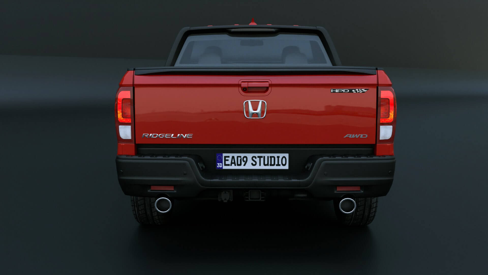 2022 Honda Ridgeline - 3D Model by EA09studio