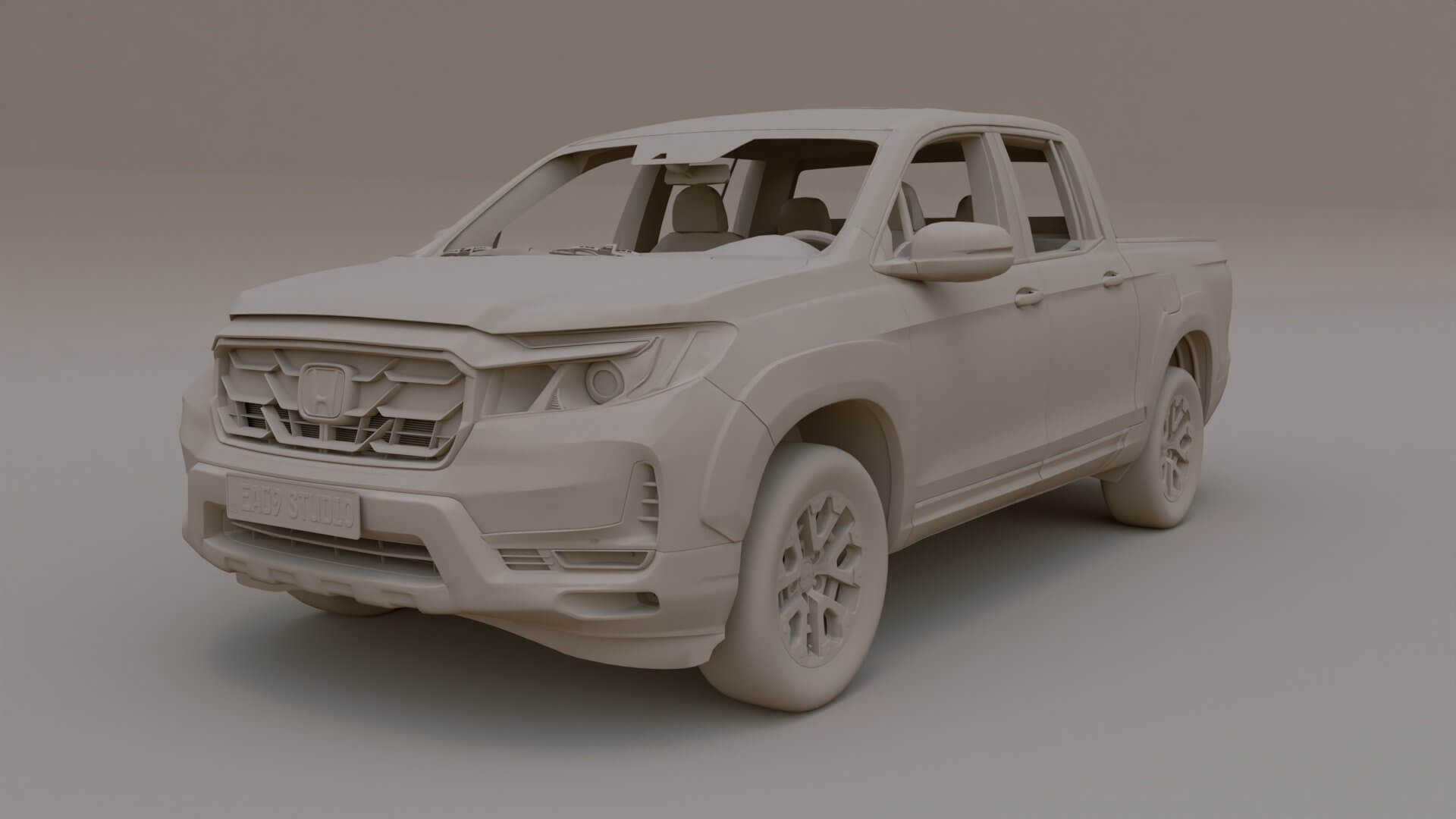 2022 Honda Ridgeline - 3D Model by EA09studio