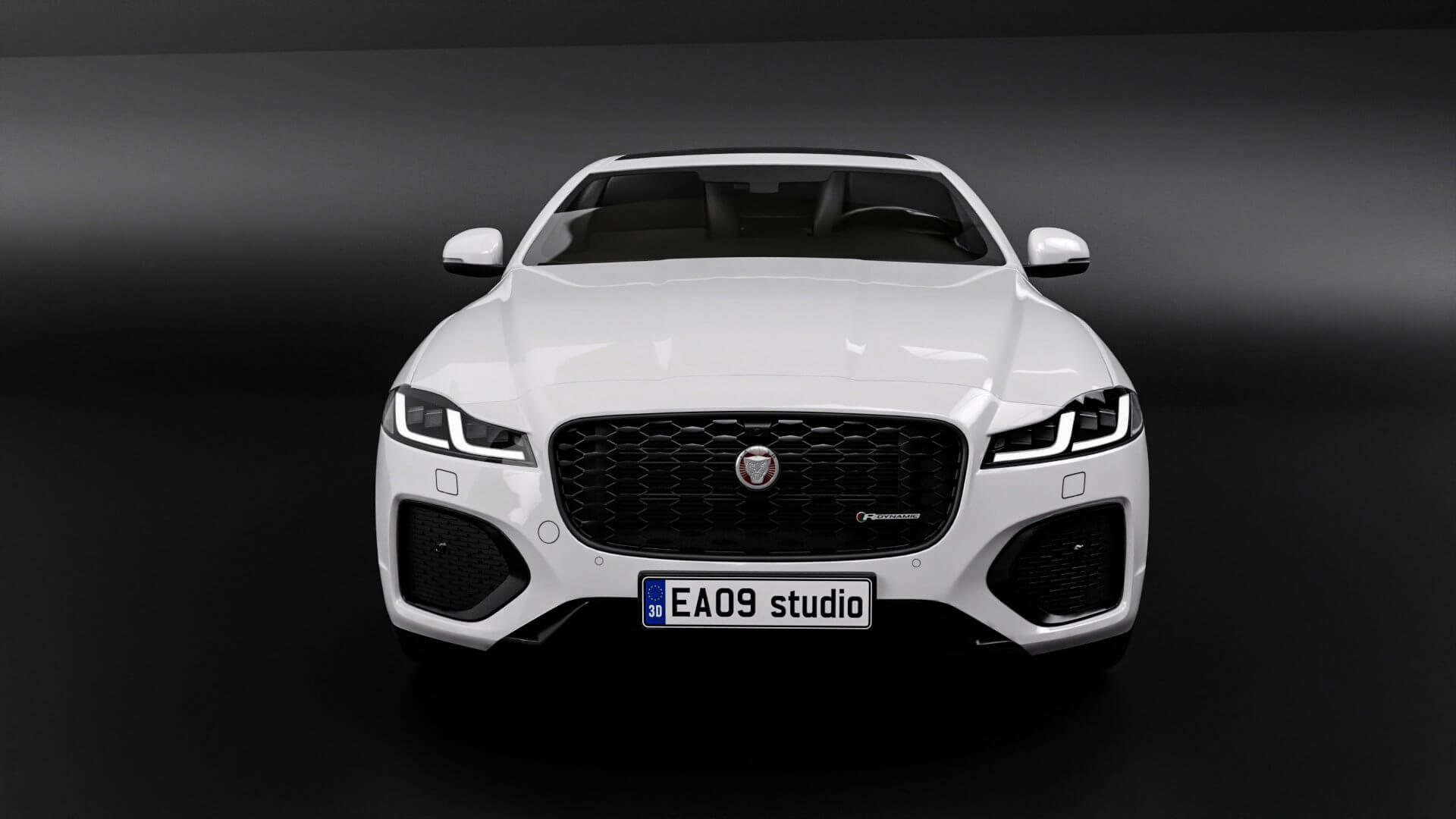 2022 Jaguar XF R-Dynamic 3D Model by EA09studio