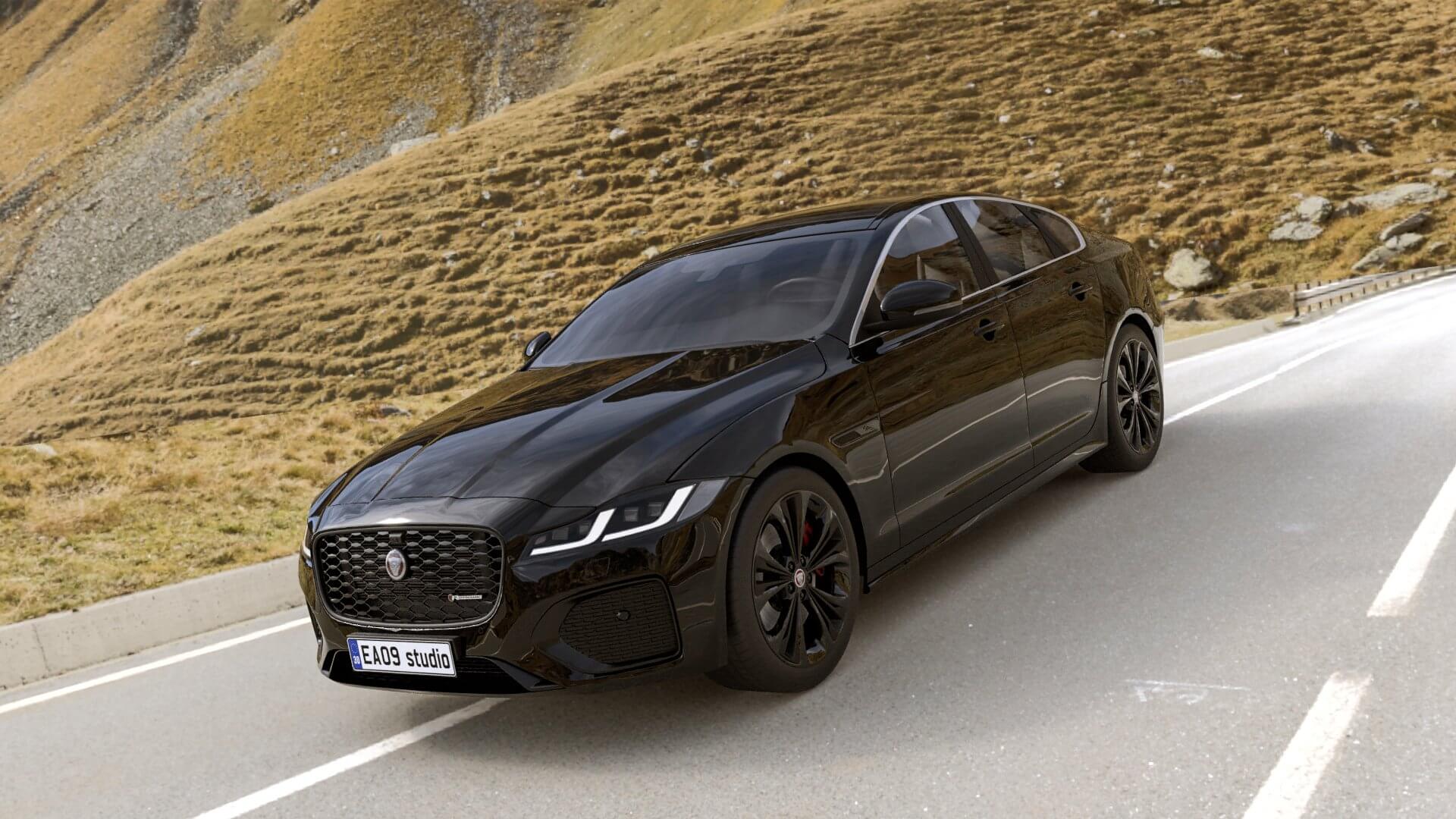 2022 Jaguar XF R-Dynamic 3D Model by EA09studio