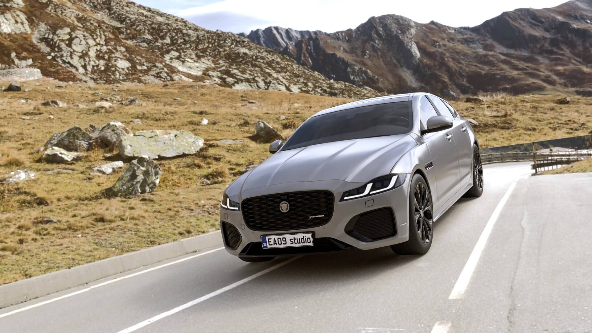 2022 Jaguar XF R-Dynamic 3D Model by EA09studio