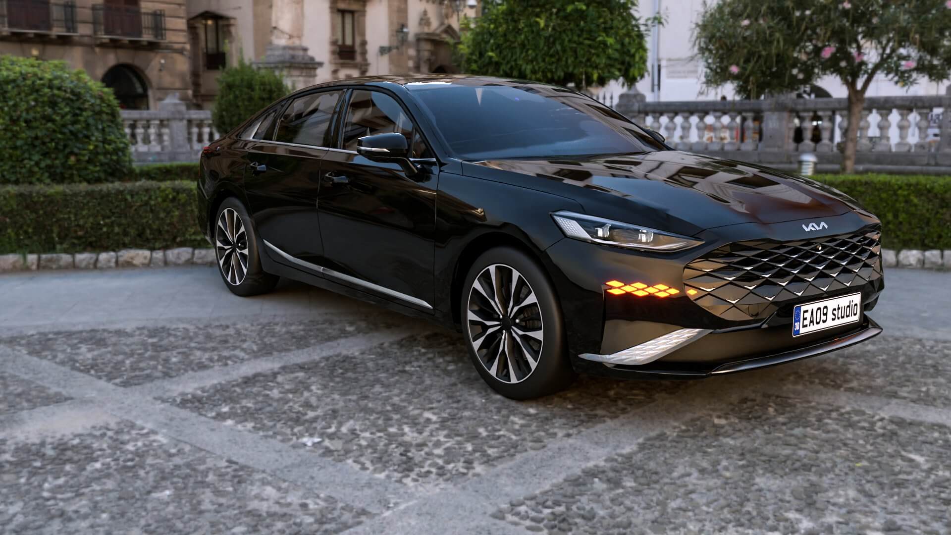 2022 Kia K8 - 3D Model by EA09studio