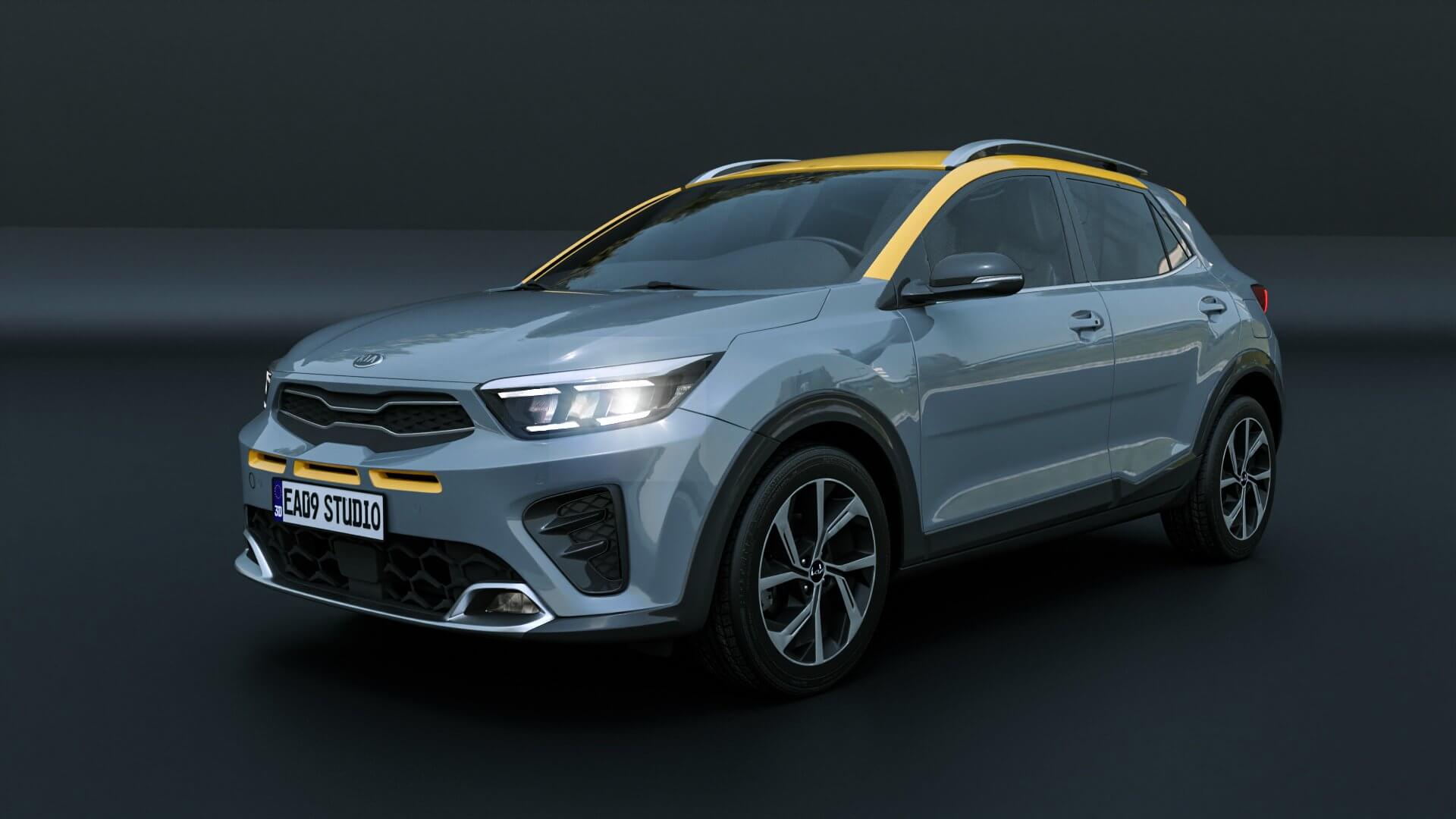 2022 Kia Stonic GT-Line 3D Model by EA09studio