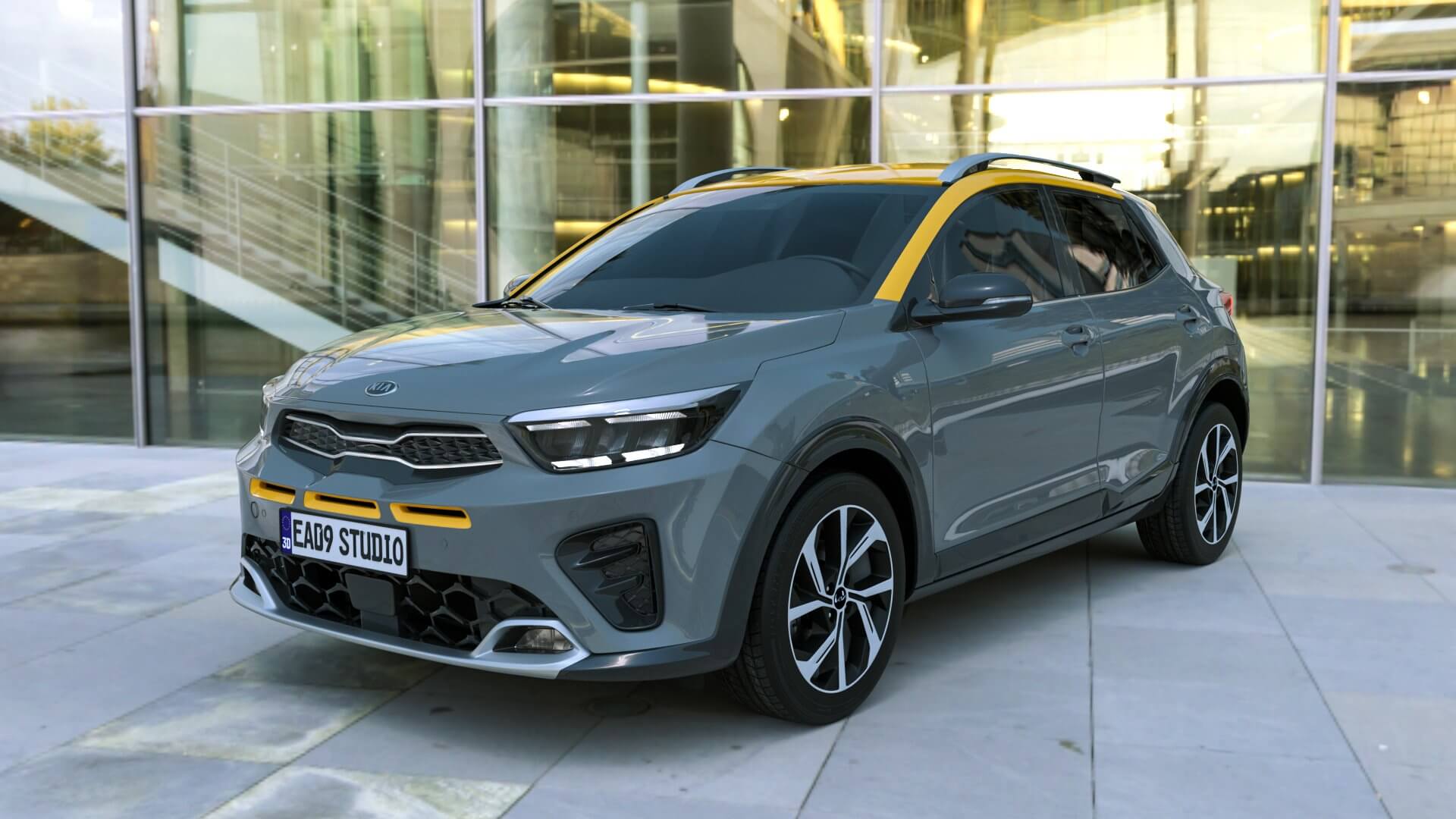 2022 Kia Stonic GT-Line 3D Model by EA09studio