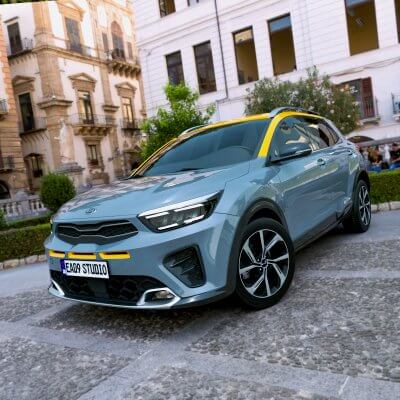 2022 Kia Stonic GT-Line 3D Model by EA09studio