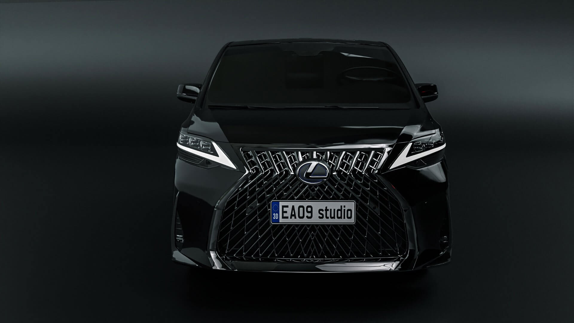 2022 Lexus LM300h - 3D Model by EA09studio
