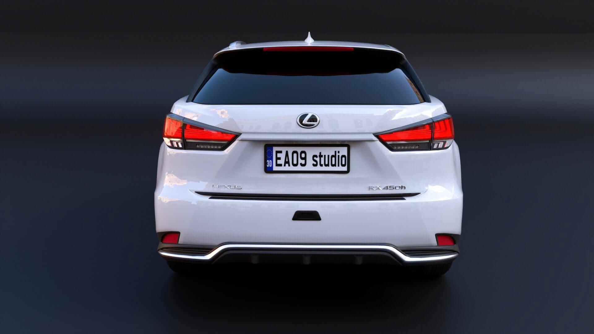 2022 Lexus RX 450h - 3D Model by EA09studio