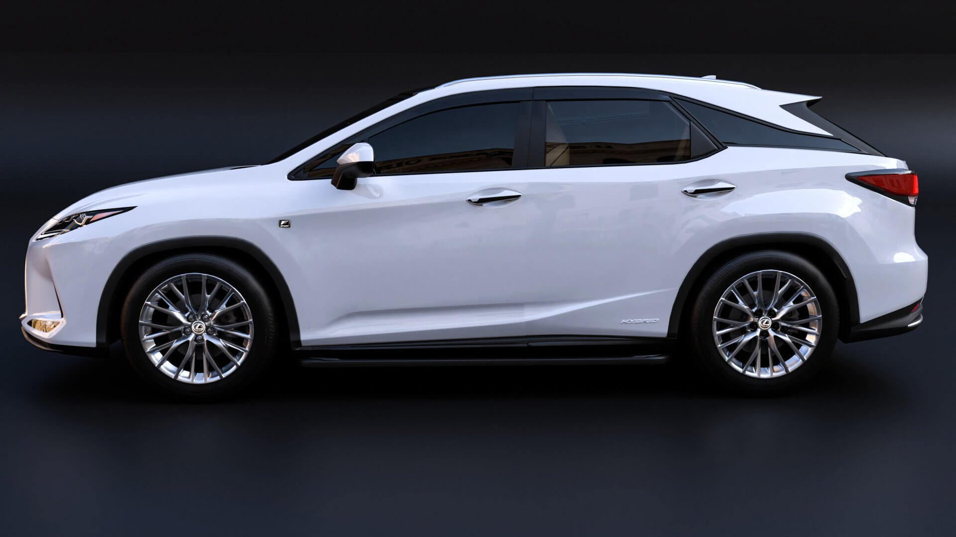 2022 Lexus RX 450h - 3D Model by EA09studio