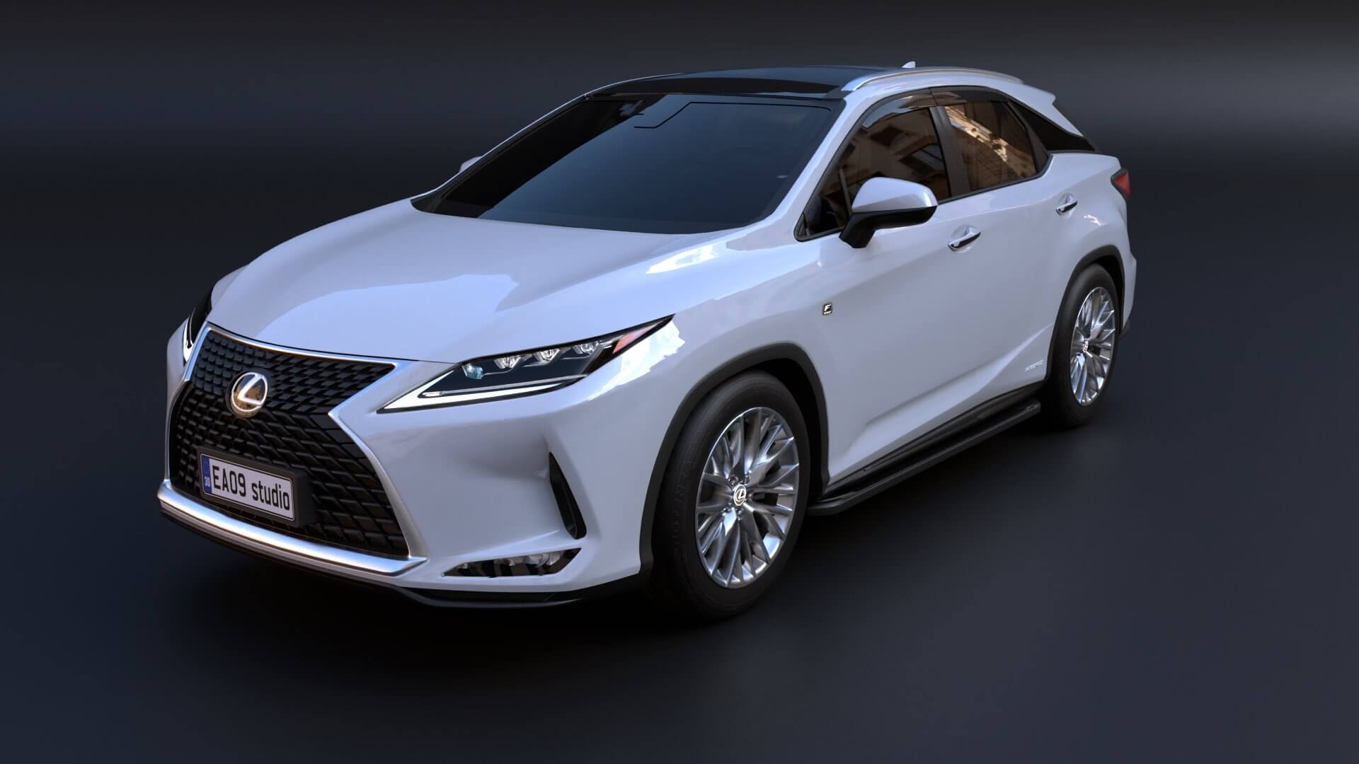 2022 Lexus RX 450h - 3D Model by EA09studio