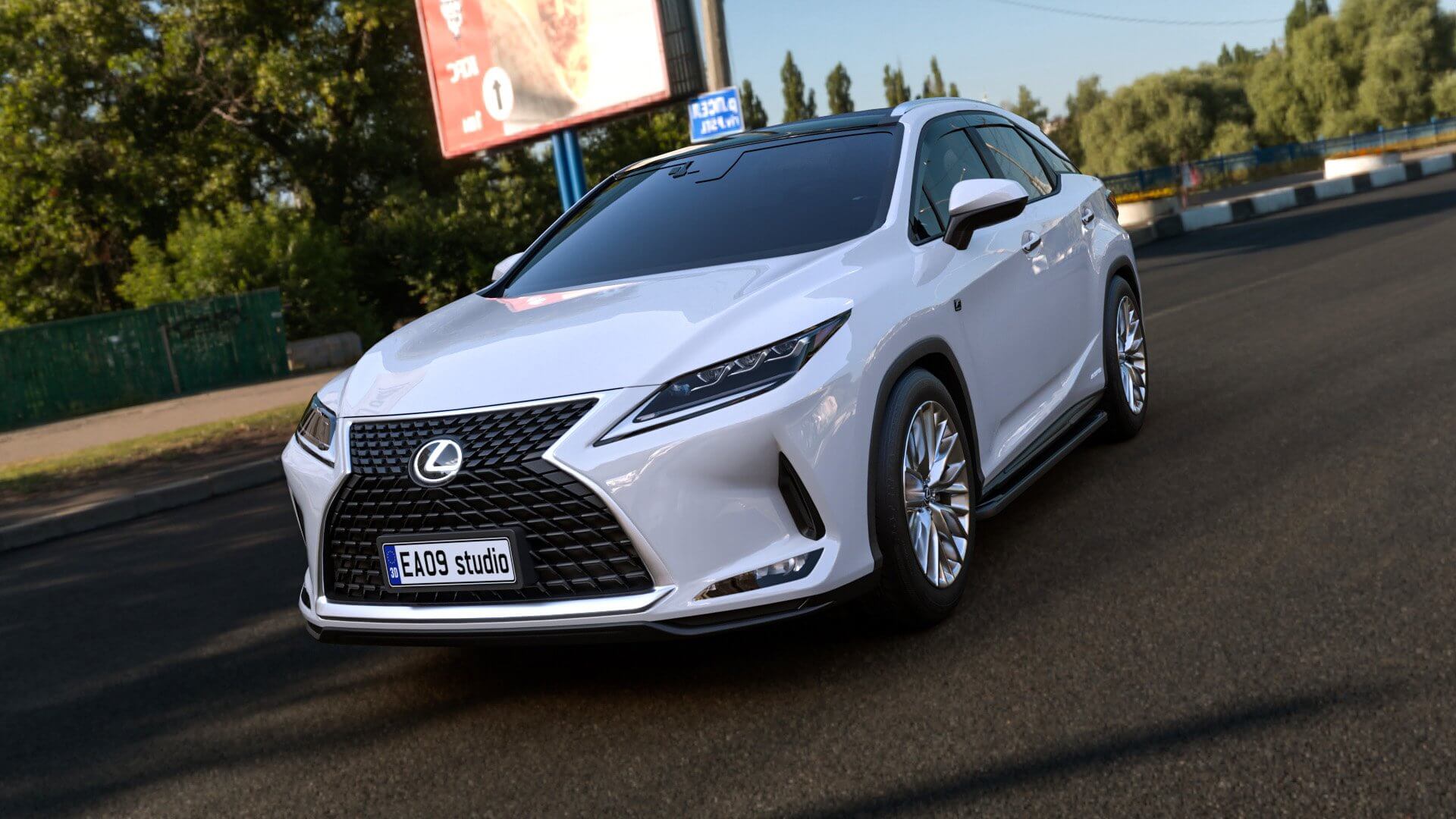 2022 Lexus RX 450h - 3D Model by EA09studio