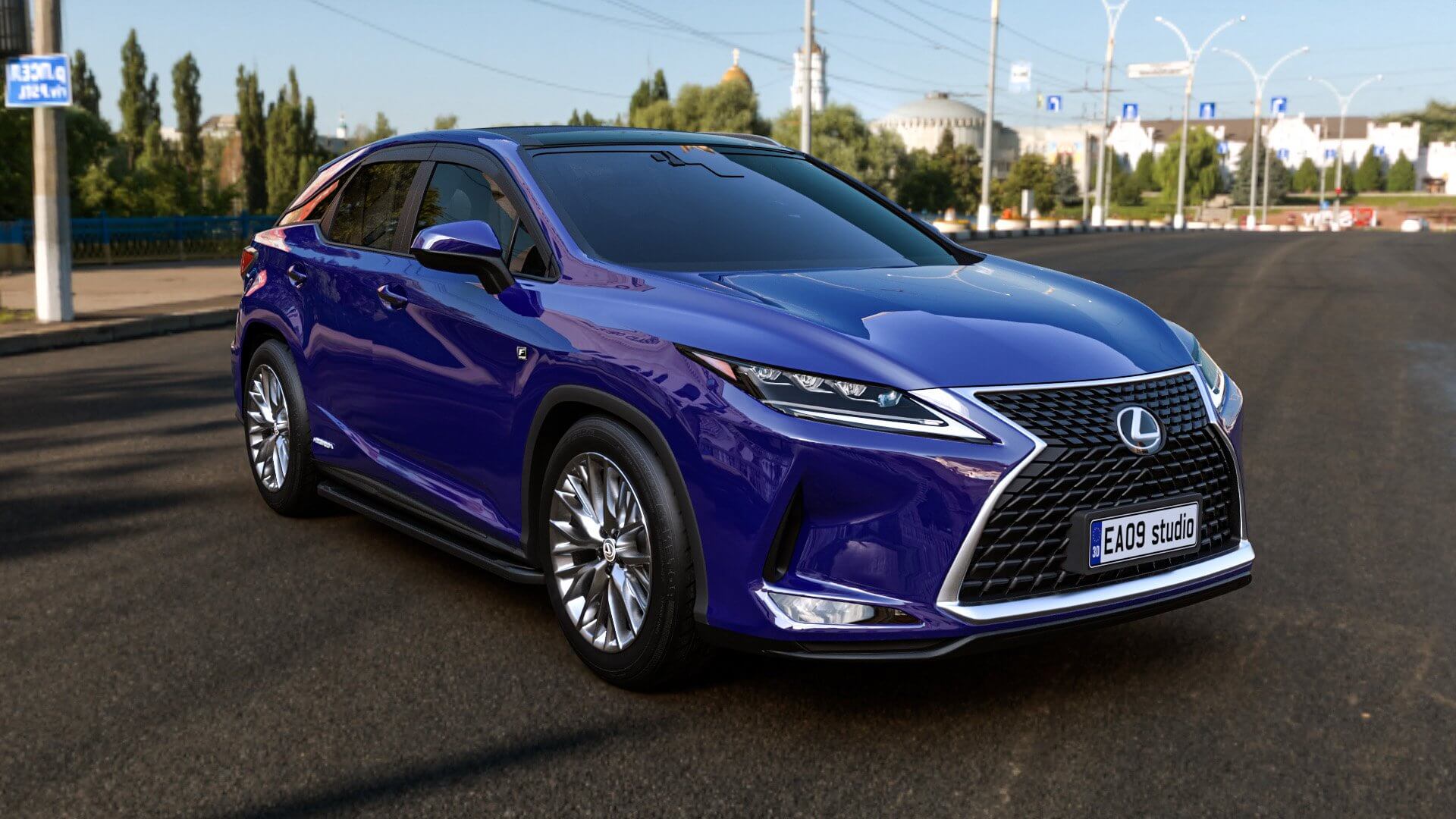 2022 Lexus RX 450h - 3D Model by EA09studio