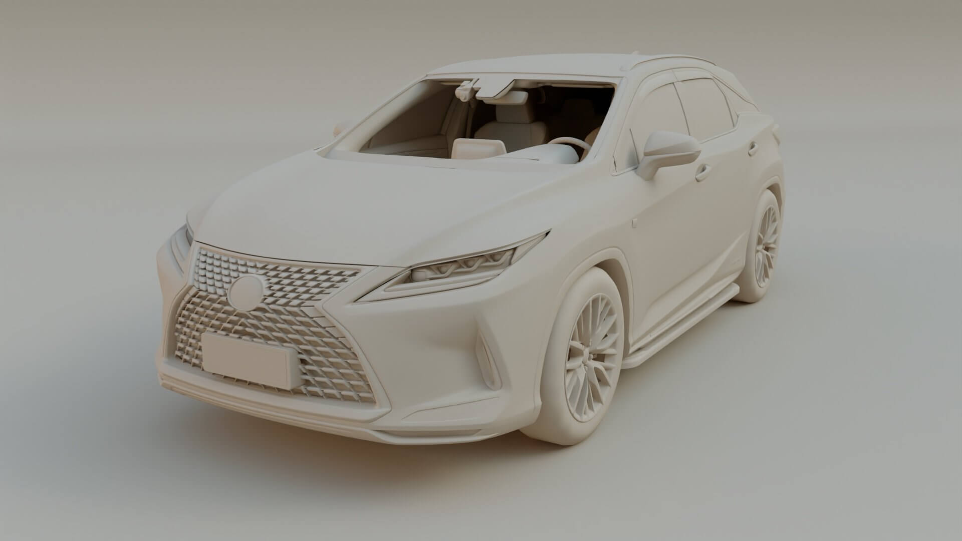 2022 Lexus RX 450h - 3D Model by EA09studio