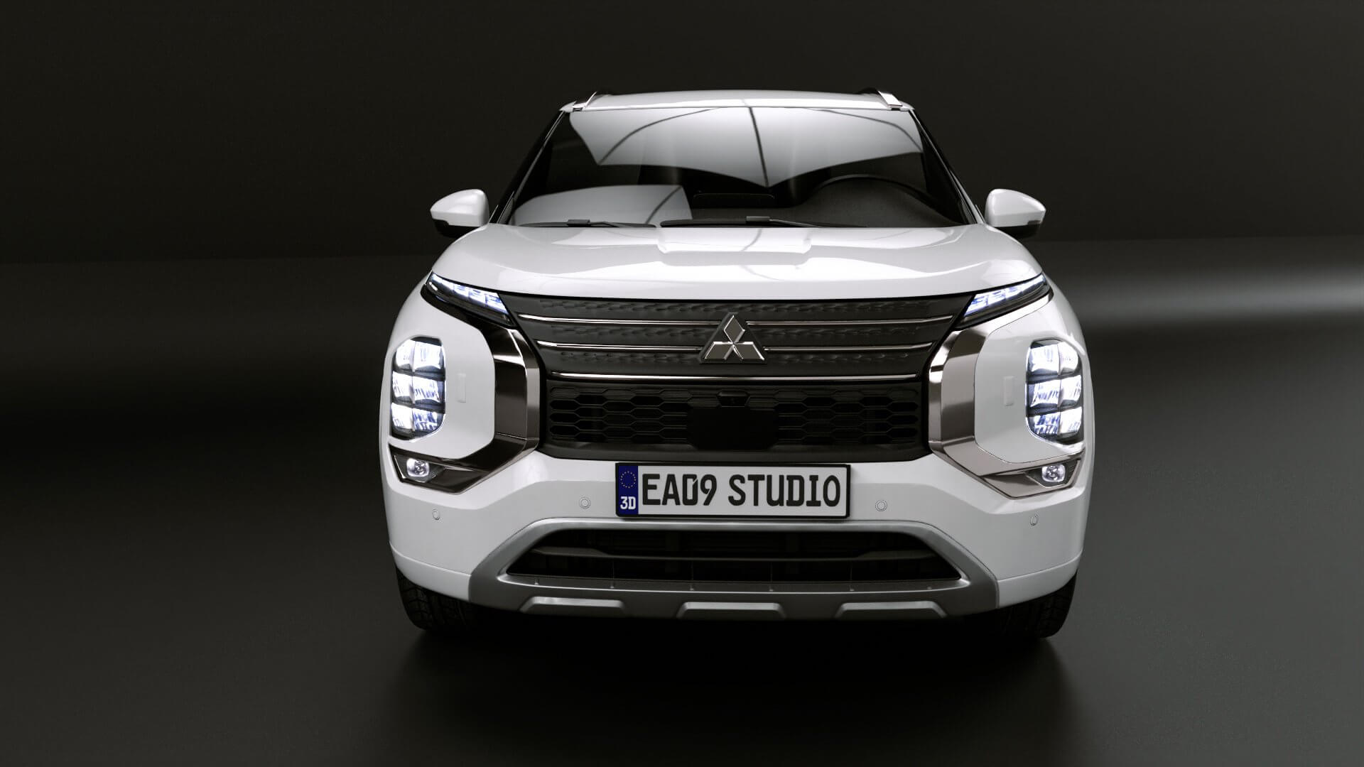 2022 Mitsubishi Outlander - 3D Model by EA09studio