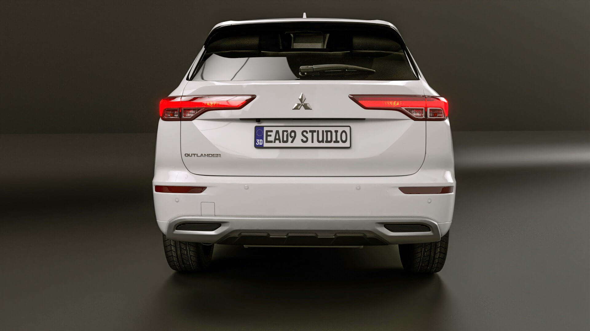 2022 Mitsubishi Outlander - 3D Model by EA09studio