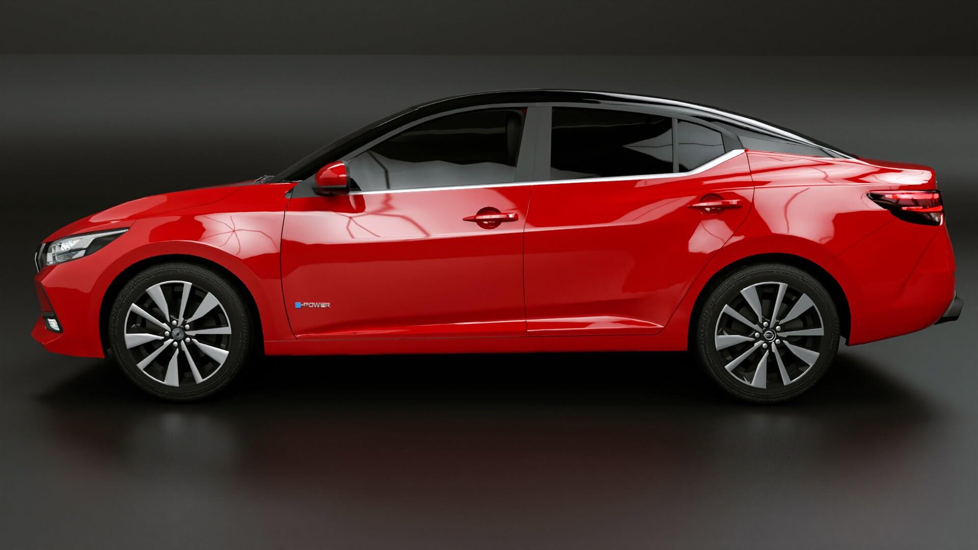 2022 Nissan Sylphy E-Power V2 3D Model by EA09studio