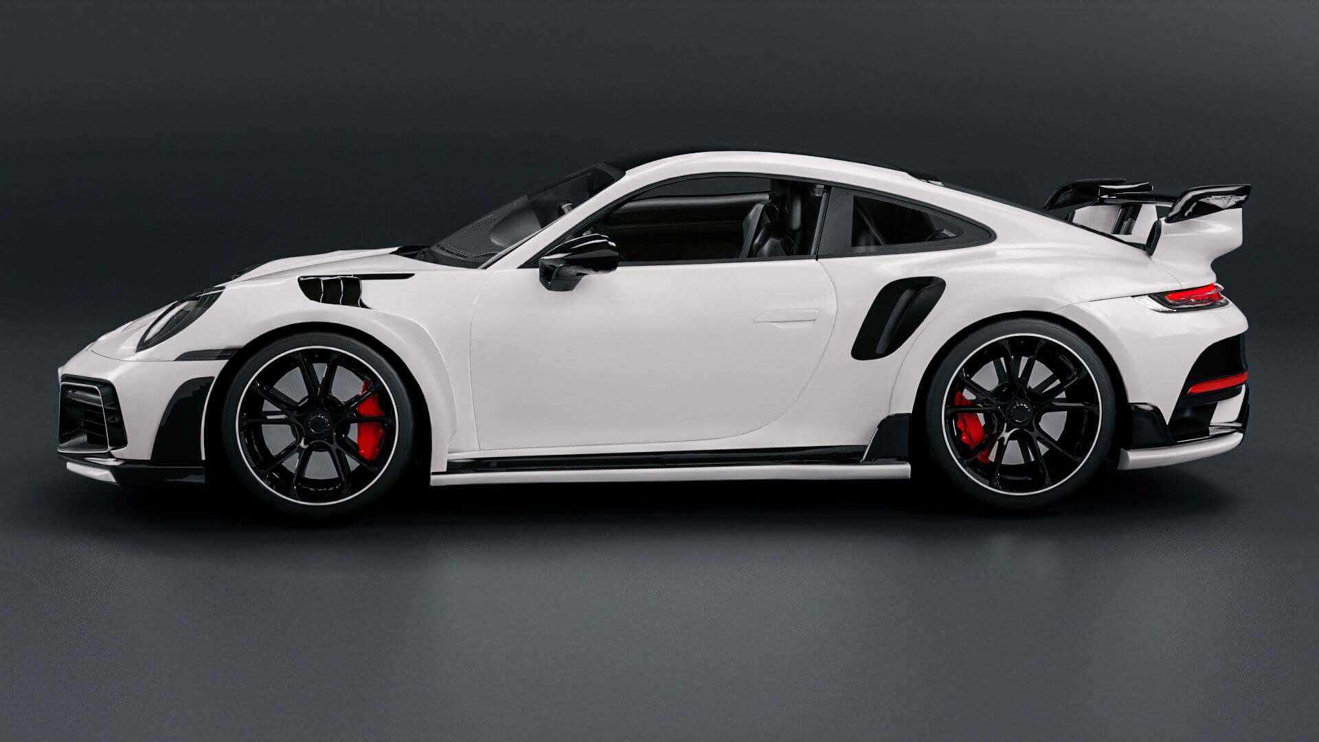 2022 Porsche 911 Turbo S Tuned - 3D Model by EA09studio