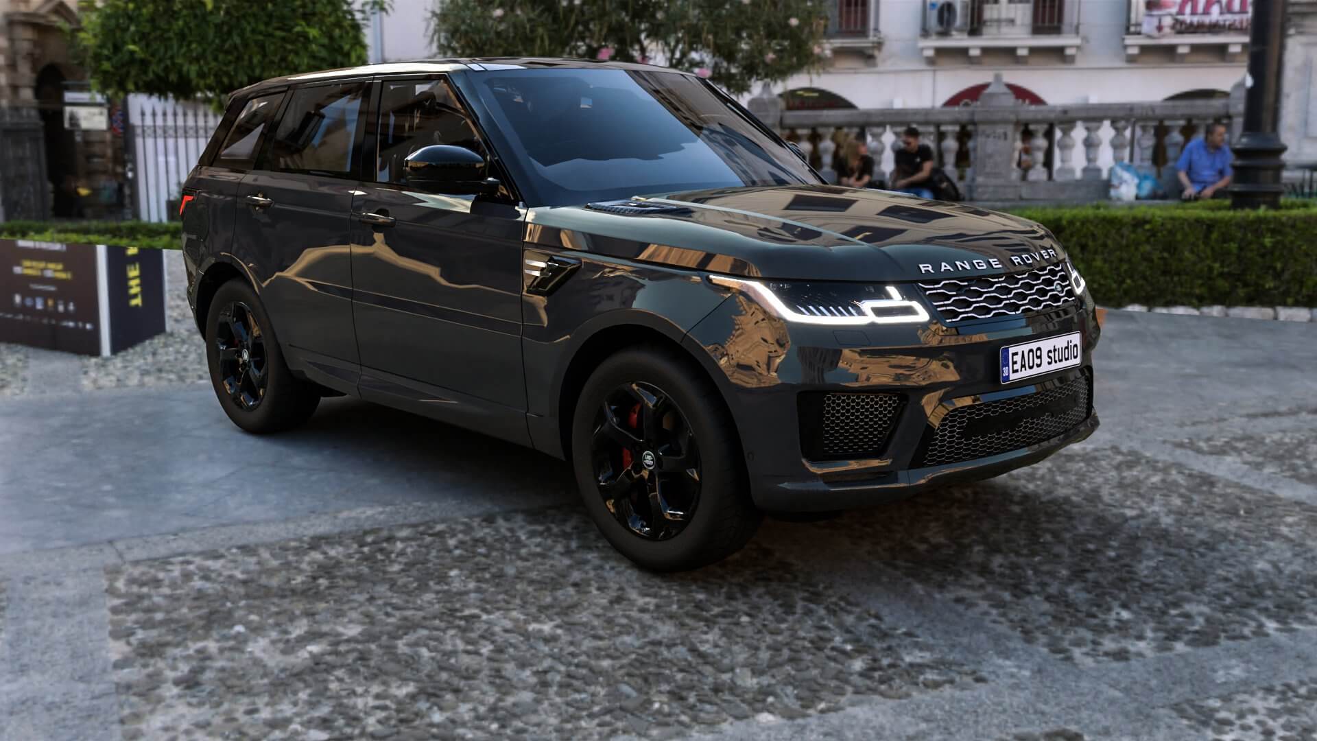 2022 Range Rover Sport SVR - 3D Model by EA09studio