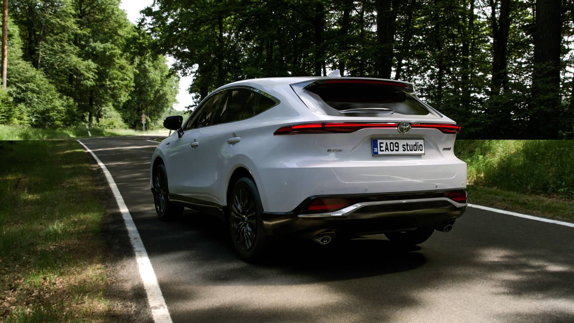 2022 Toyota Harrier - 3D Model by EA09studio