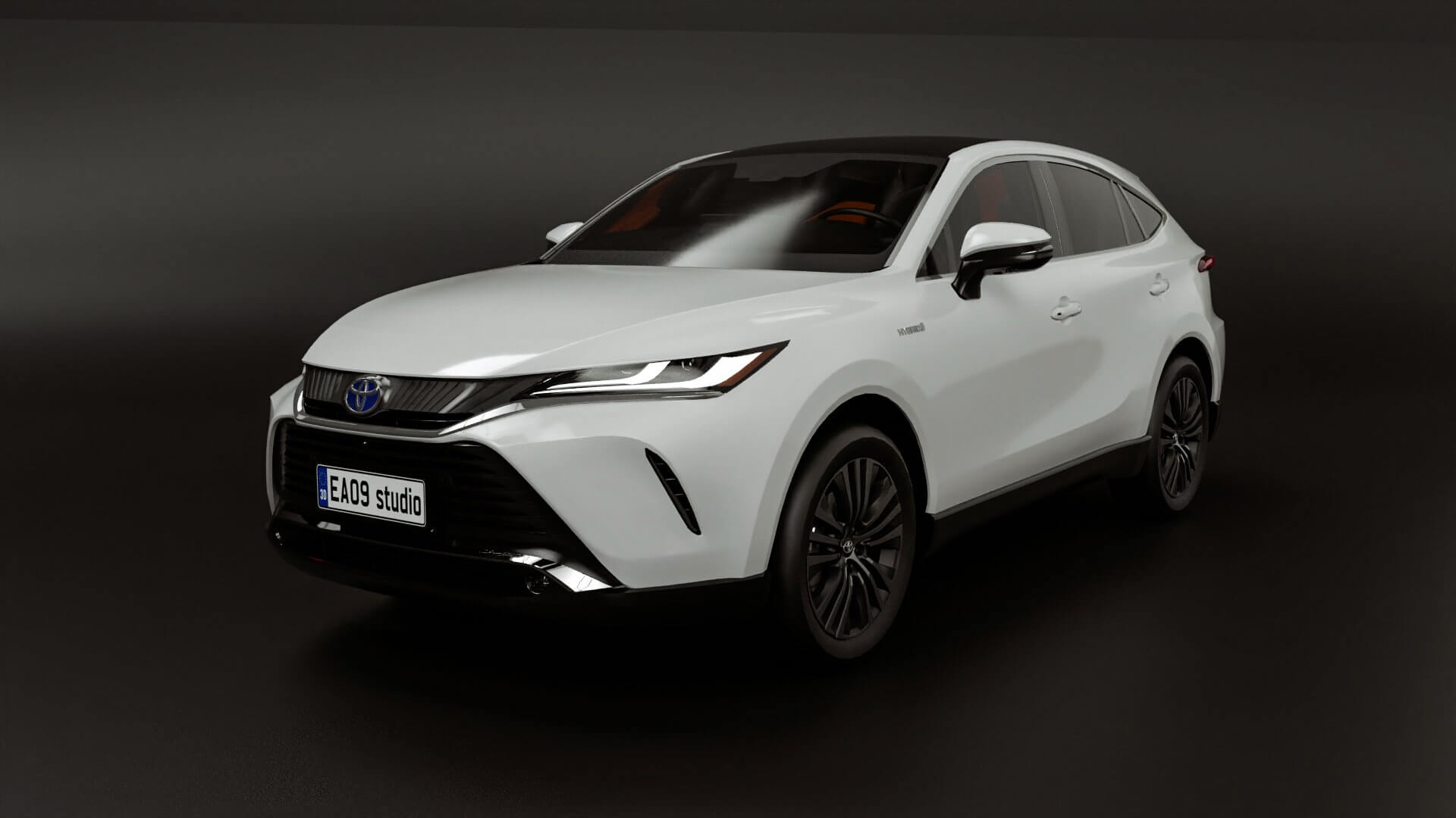 2022 Toyota Harrier - 3D Model by EA09studio