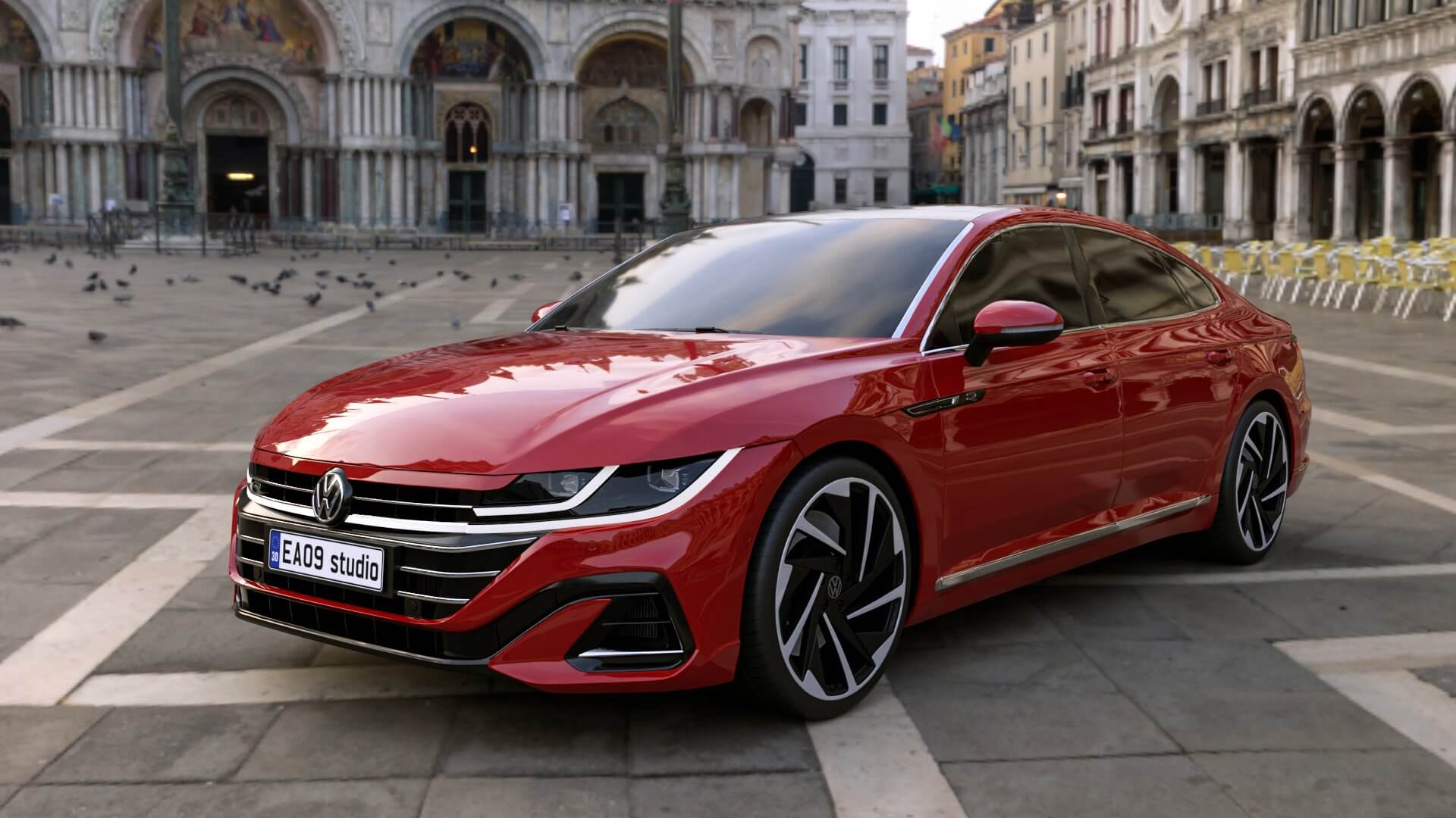 2022 Volkswagen Arteon R-Line 3D Model by EA09studio