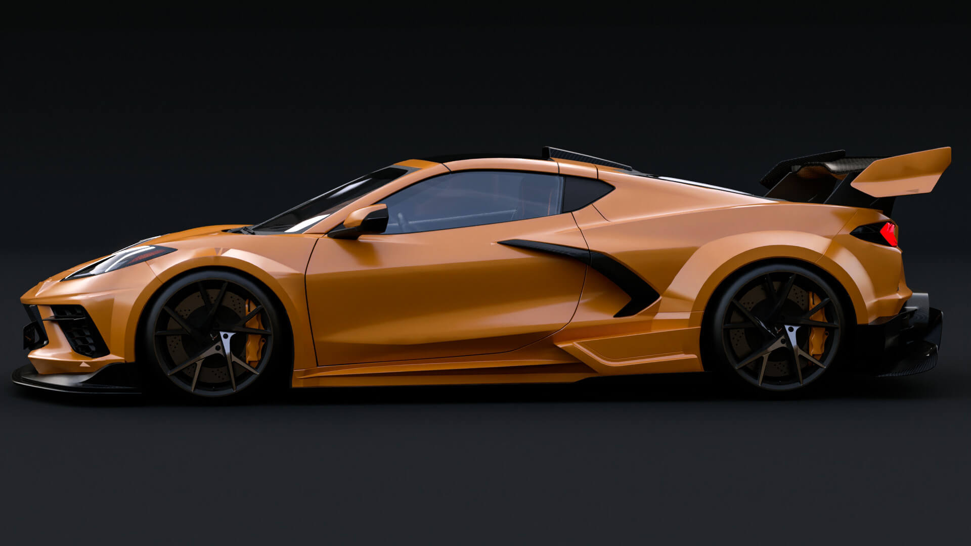 2023 Chevrolet Corvette C8 Tuned - 3D Model by EA09studio