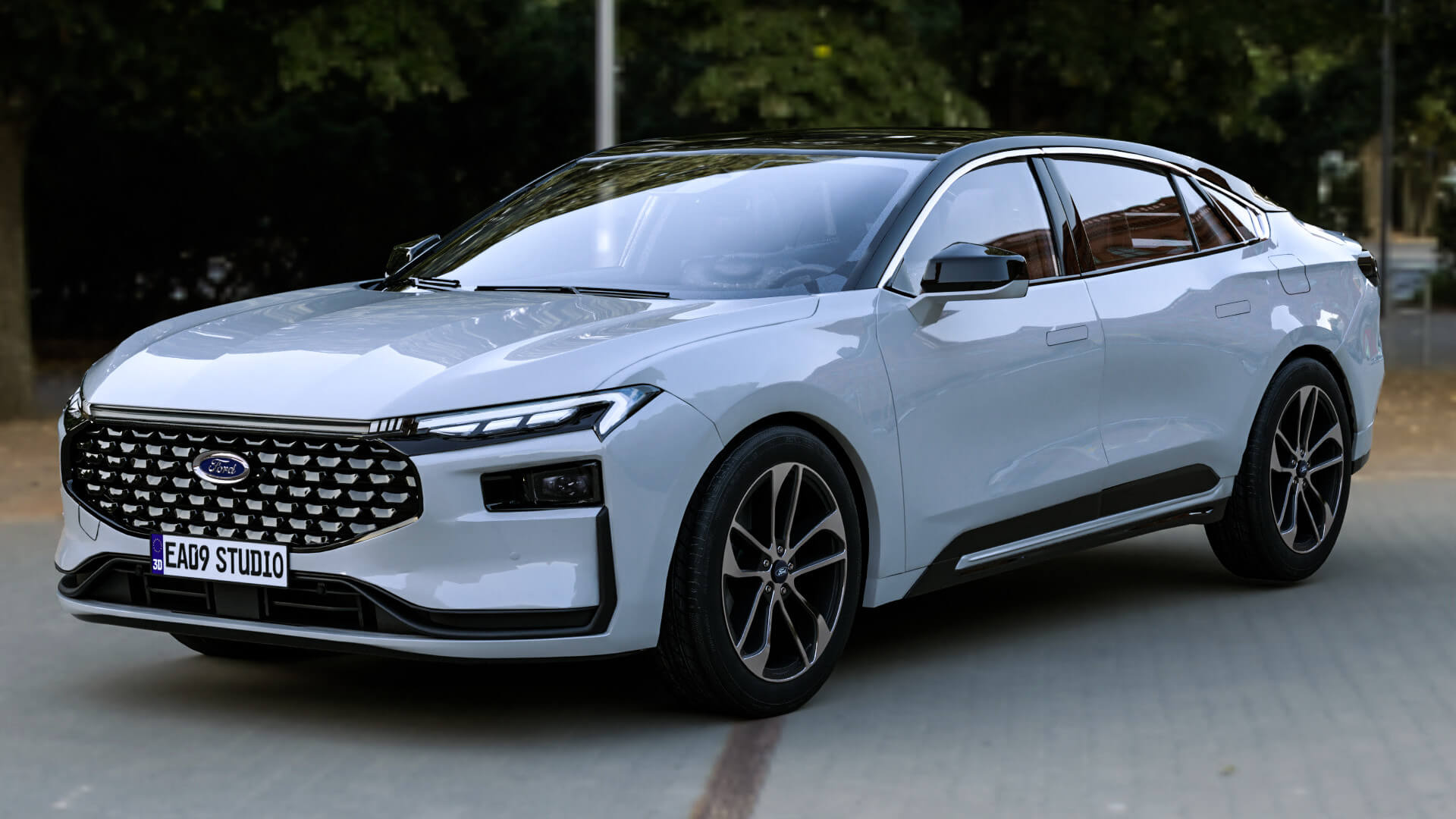 2023 Ford Mondeo - 3D Model by EA09studio