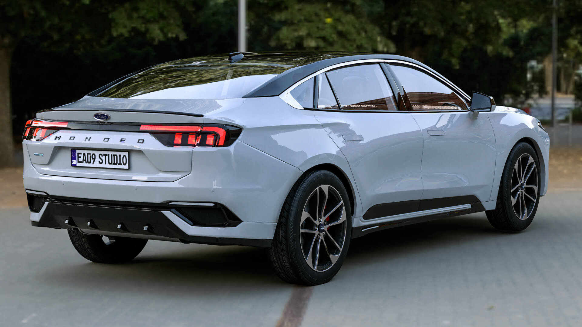 2023 Ford Mondeo - 3D Model by EA09studio