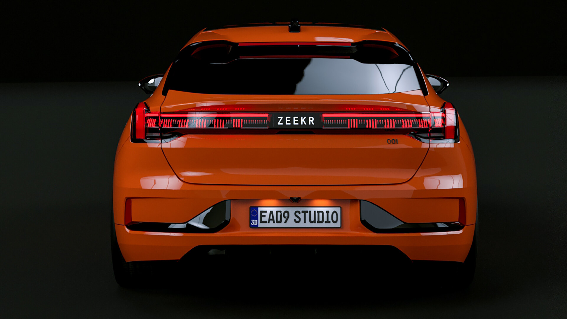 2023 Geely Zeekr 001 - 3D Model by EA09studio