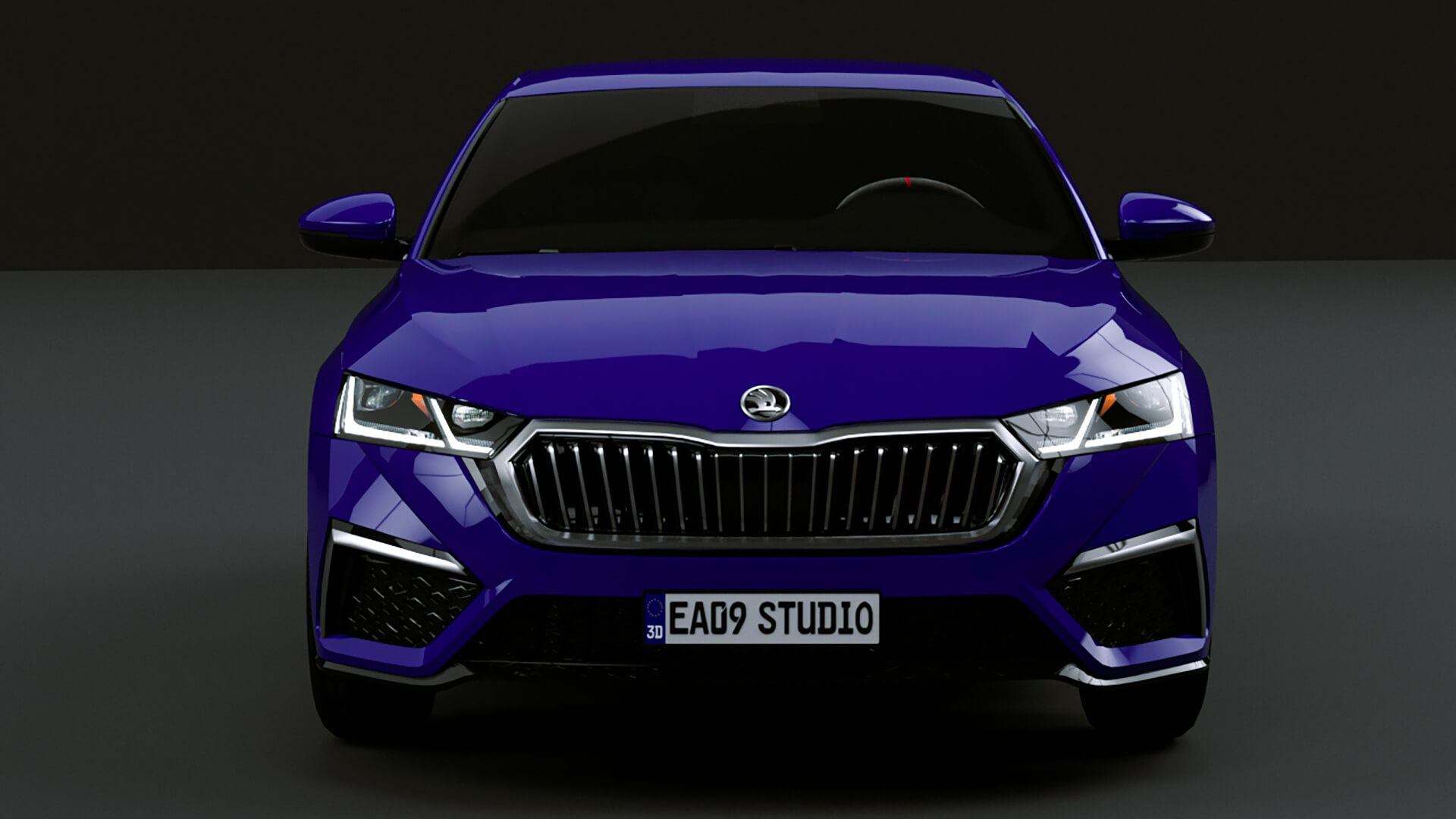 2023 Skoda Octavia Pro - 3D Model by EA09studio