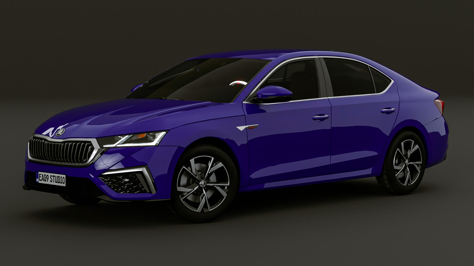 2023 Skoda Octavia Pro - 3D Model by EA09studio