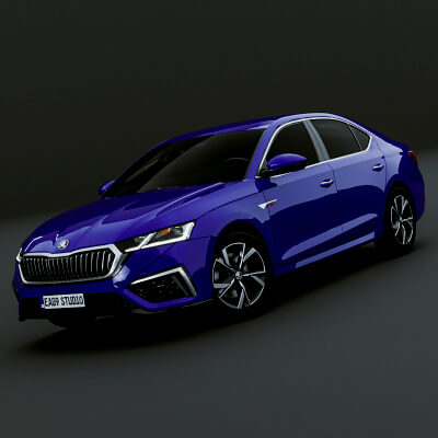 2023 Skoda Octavia Pro - 3D Model by EA09studio