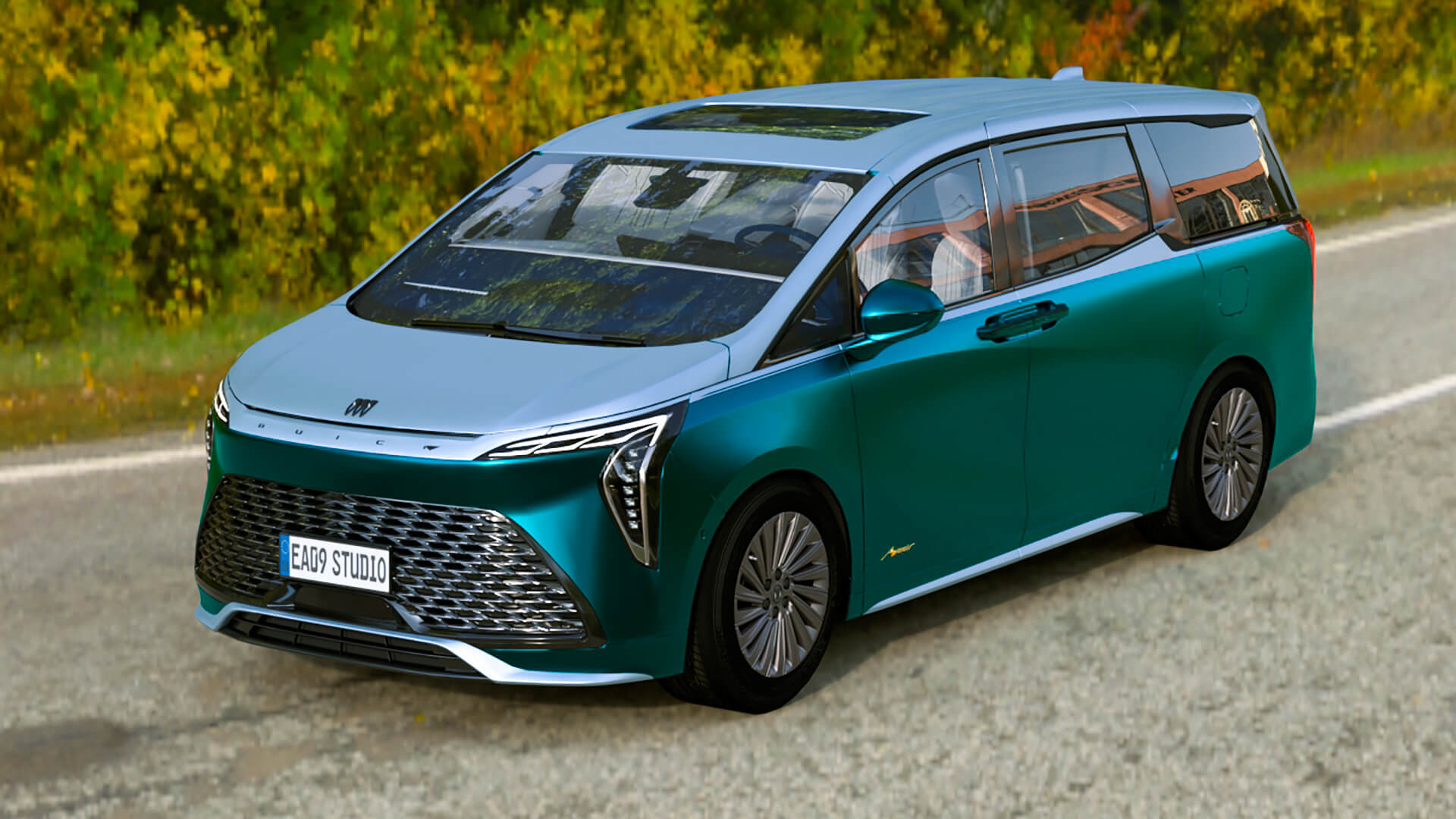 2024 Buick GL8 Century - 3D Model by EA09studio